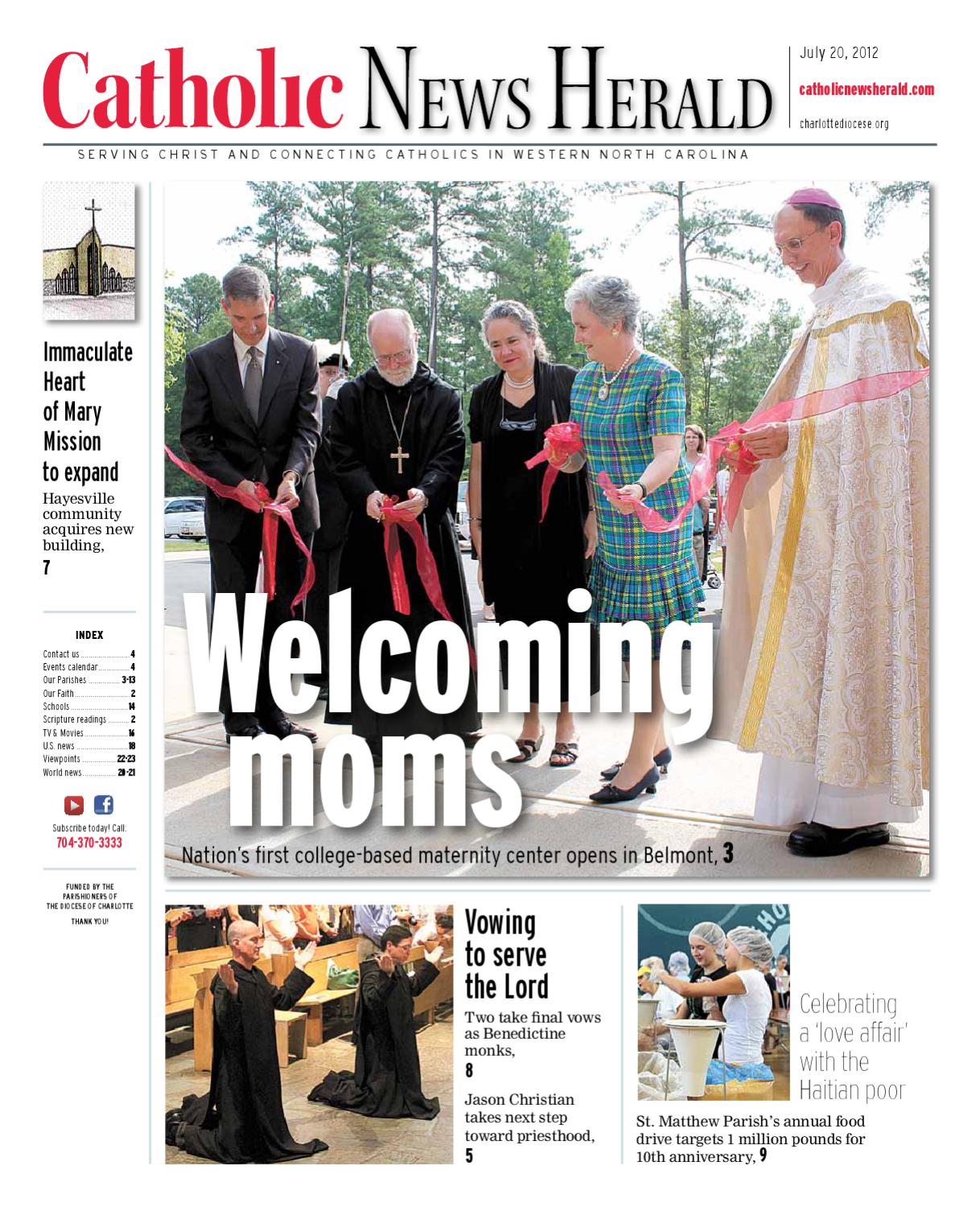 July 20, 2012 by Catholic News Herald - Issuu