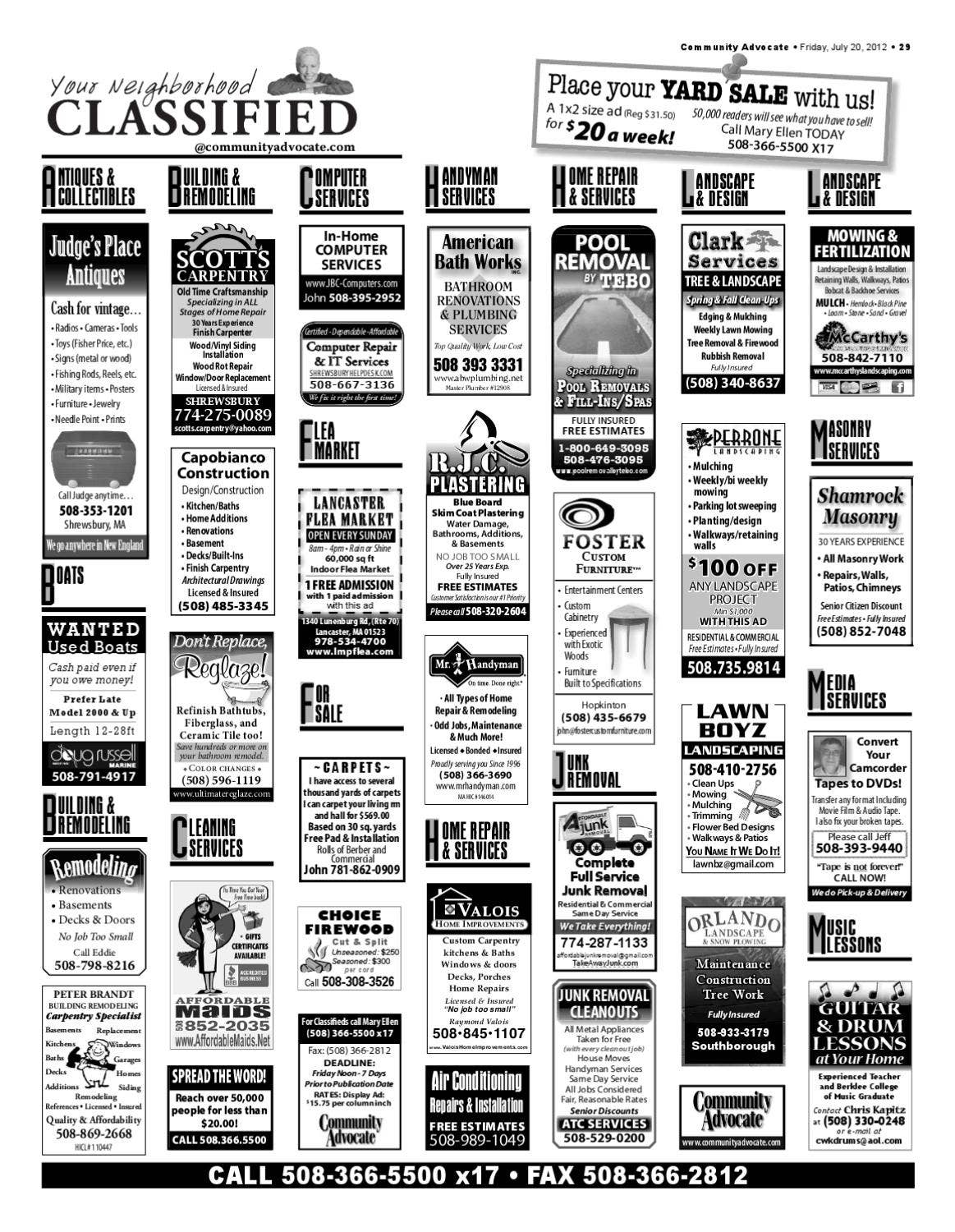 classified 7.20 by Community Advocate - Issuu