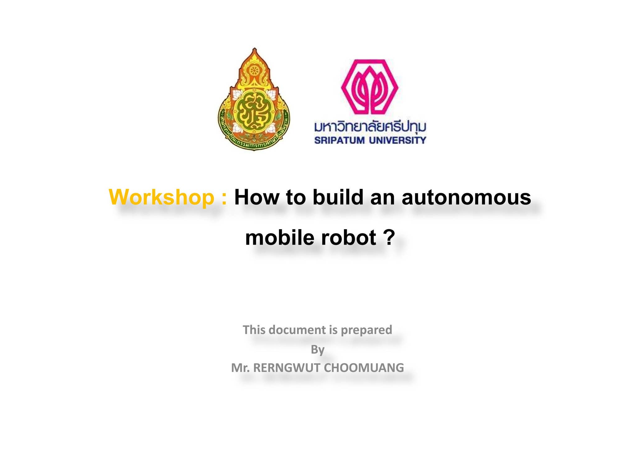 How to Build a robot by Thaiobecrobot Innoobec - Issuu
