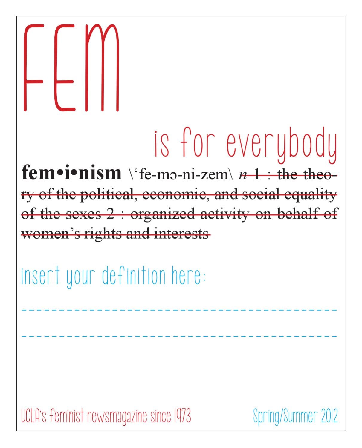 Fem Spring/Summer 2012 Issue by FEM Newsmagazine - Issuu