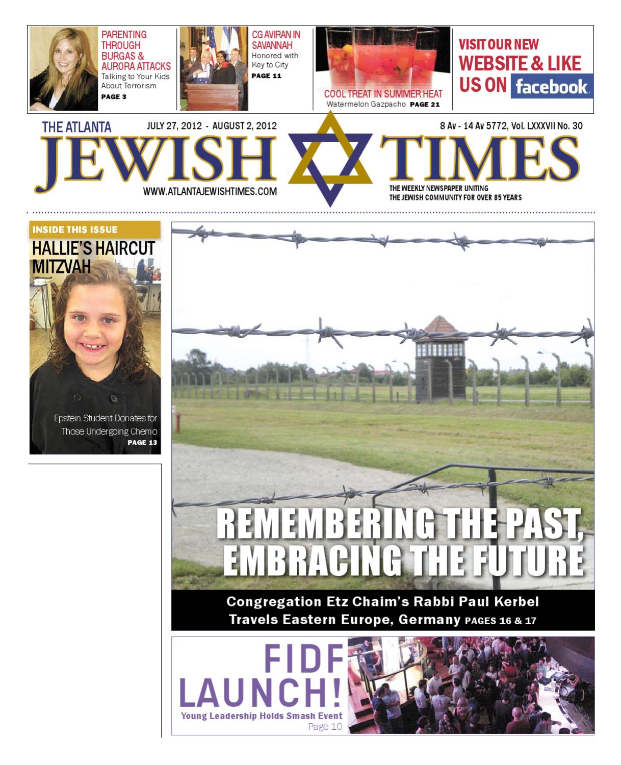 No 30, July 27 The Atlanta Jewish Times by Atlanta Jewish Times - Issuu