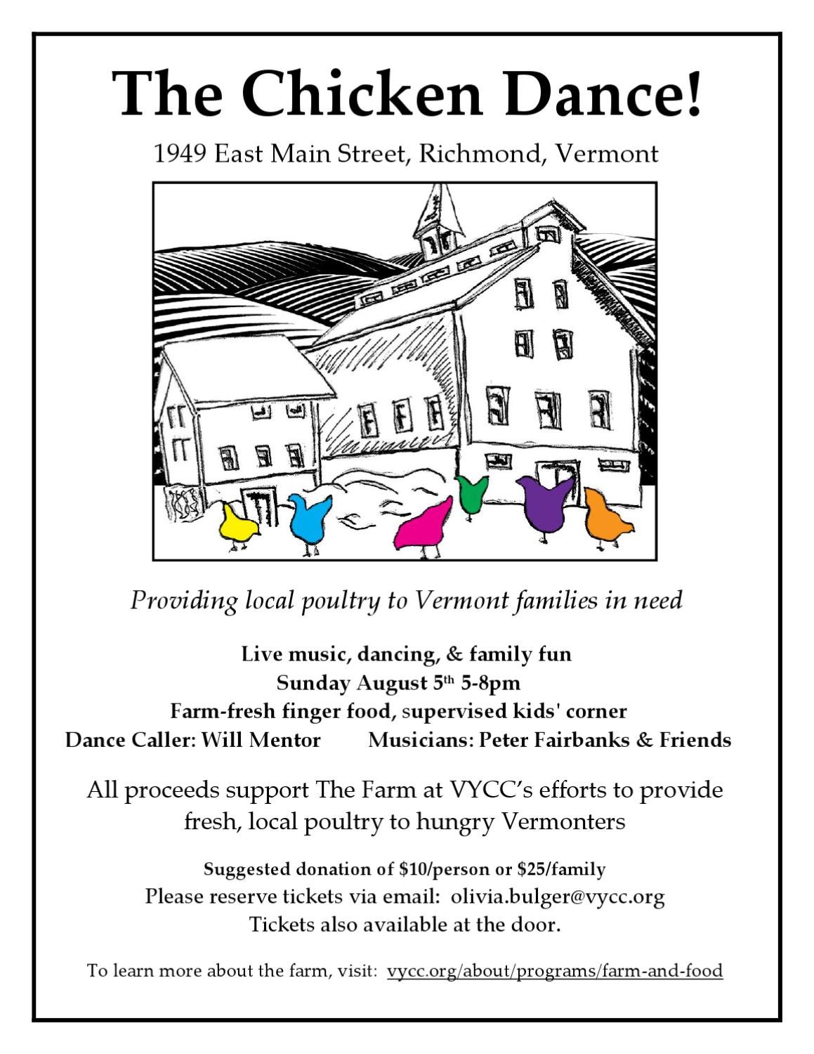 The Chicken Dance! by Vermont Youth Conservation Corps - Issuu
