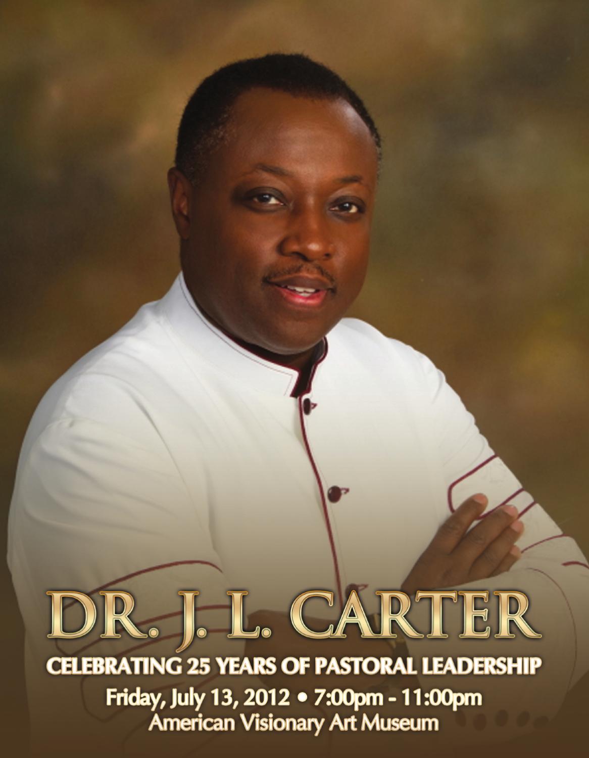 Dr. J.L. Carter's 25th Anniversary Souvenir Journal by Kingdom Graphic ...