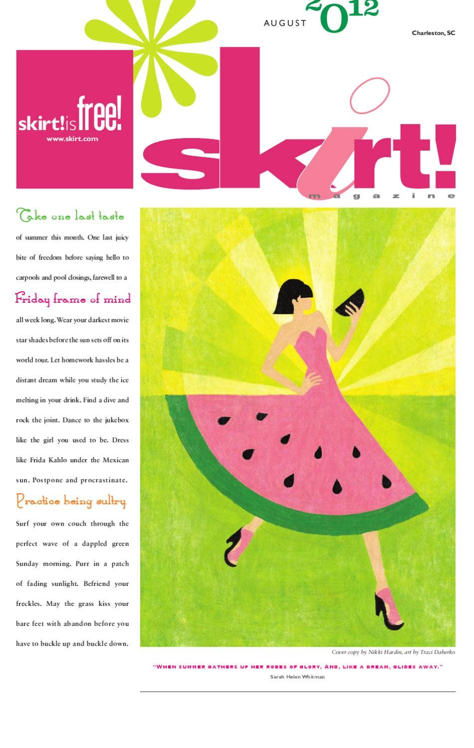 The August 2012 Lessons Issue by skirt.com - Issuu