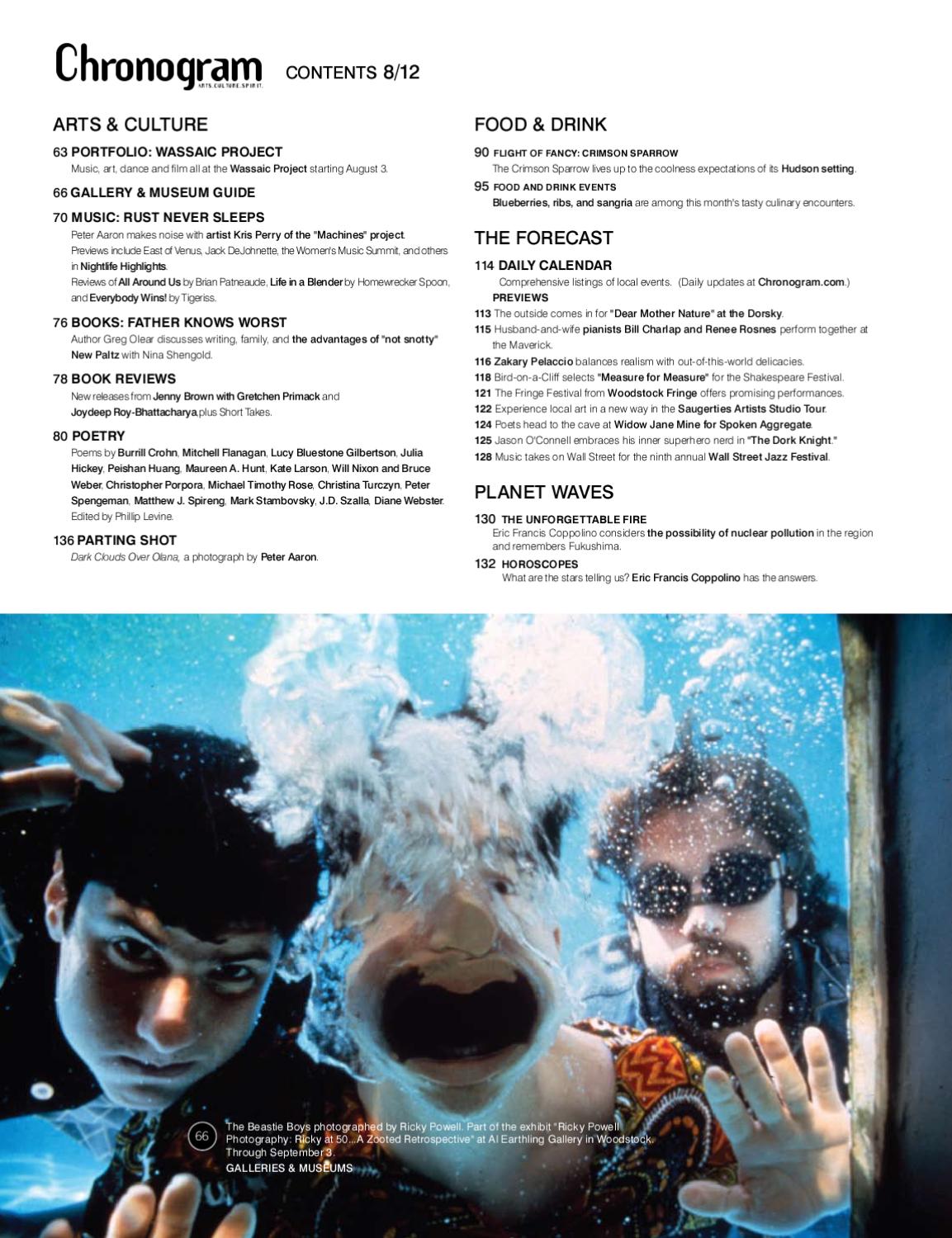 August 2012 Chronogram by Chronogram - Issuu