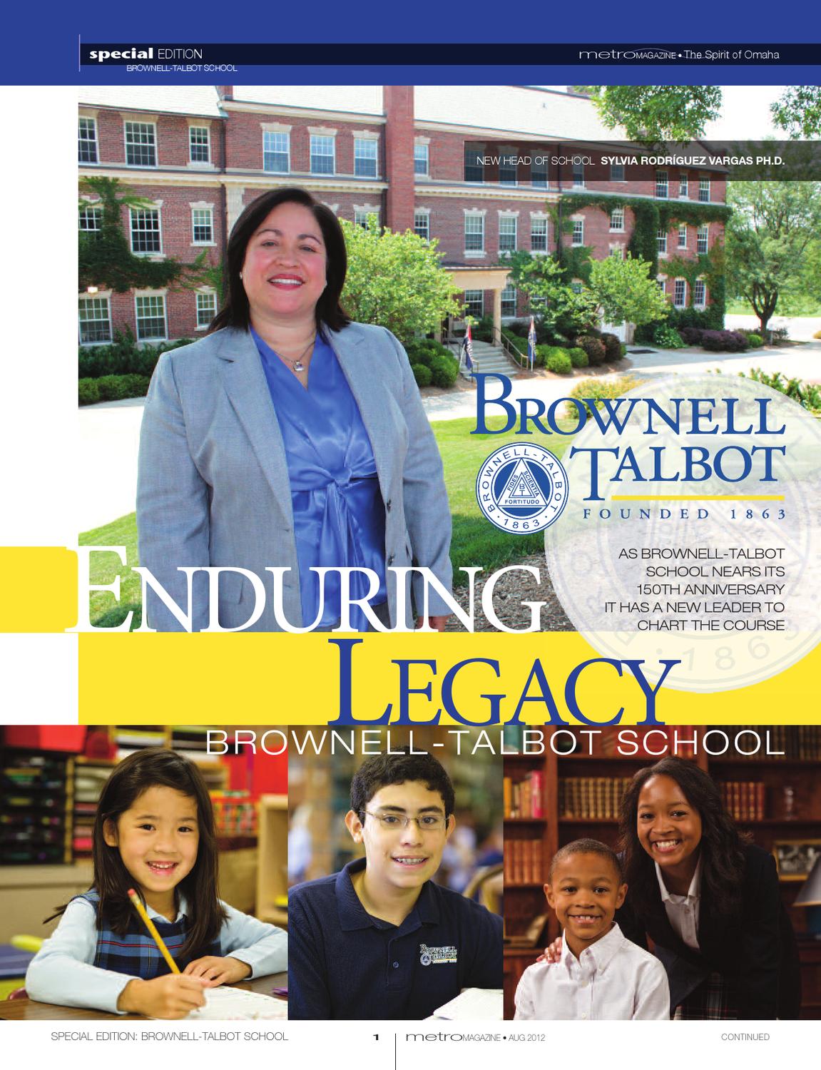 metroMAGAZINE SPECIAL EDITION Brownell-Talbot School August 2012 by ...