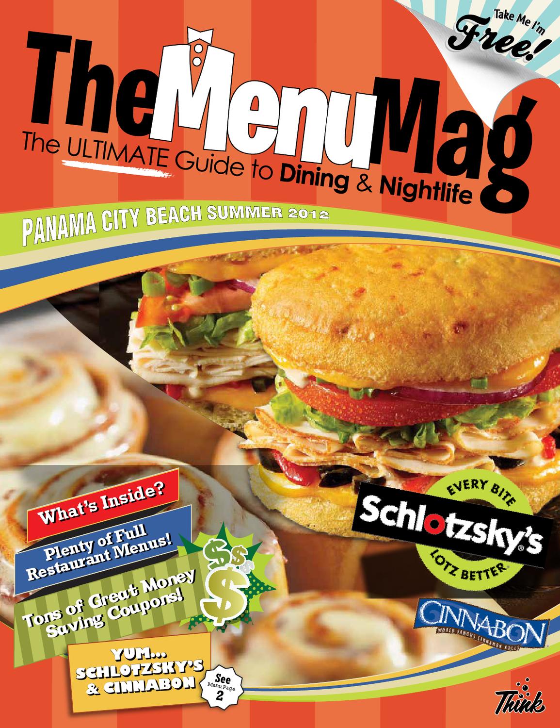 Panama City Beach Menu Mag Summer 2012 by The Menu Mag - Issuu