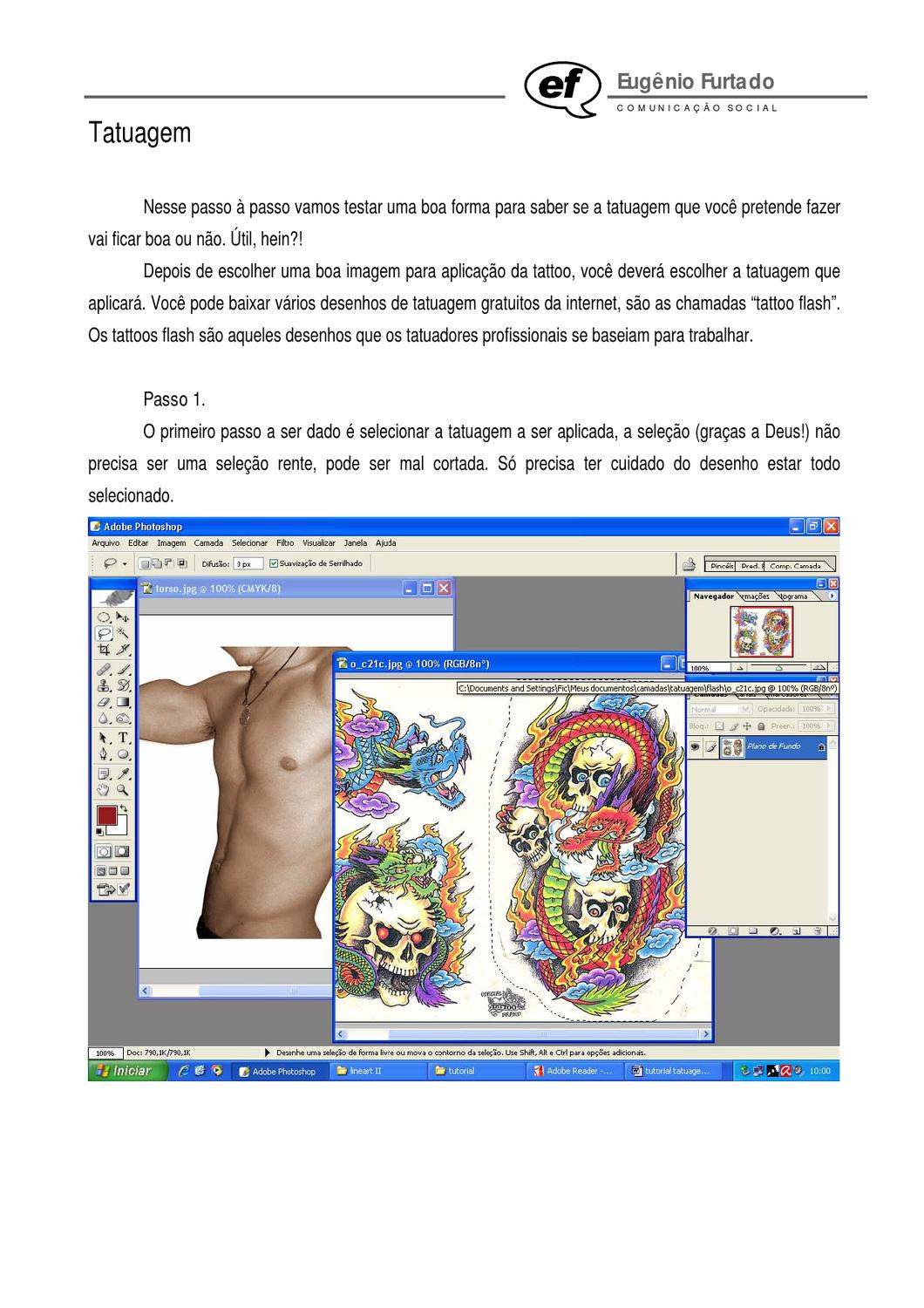 Tutorial tatuagem digital by Eugênio Furtado - Issuu