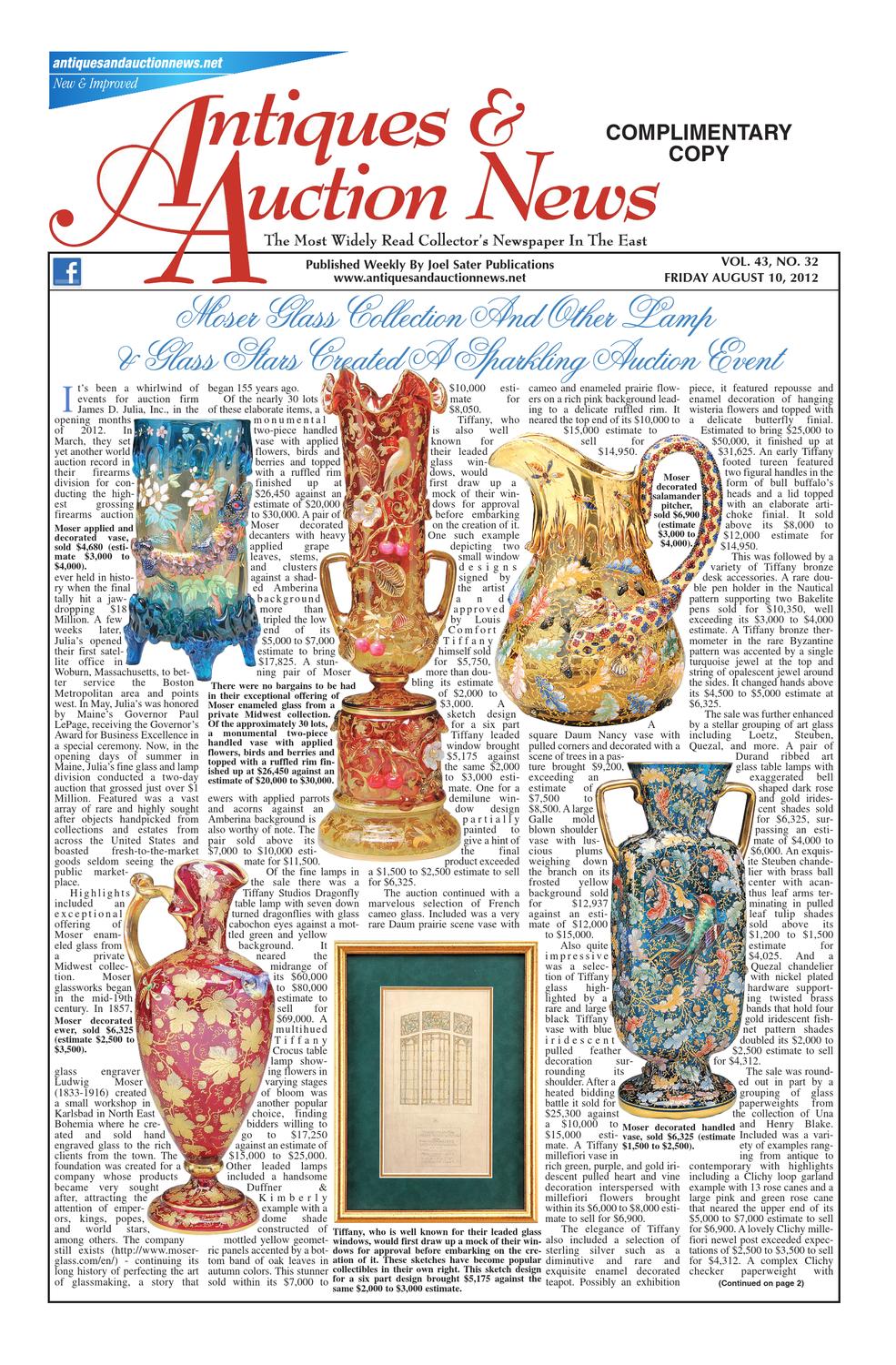 Antiques & Auction News 081012 by Antiques & Auction News - Issuu