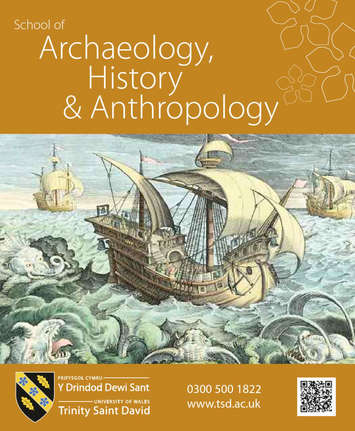Archaeology, History and Anthropology by University of Wales Trinity ...