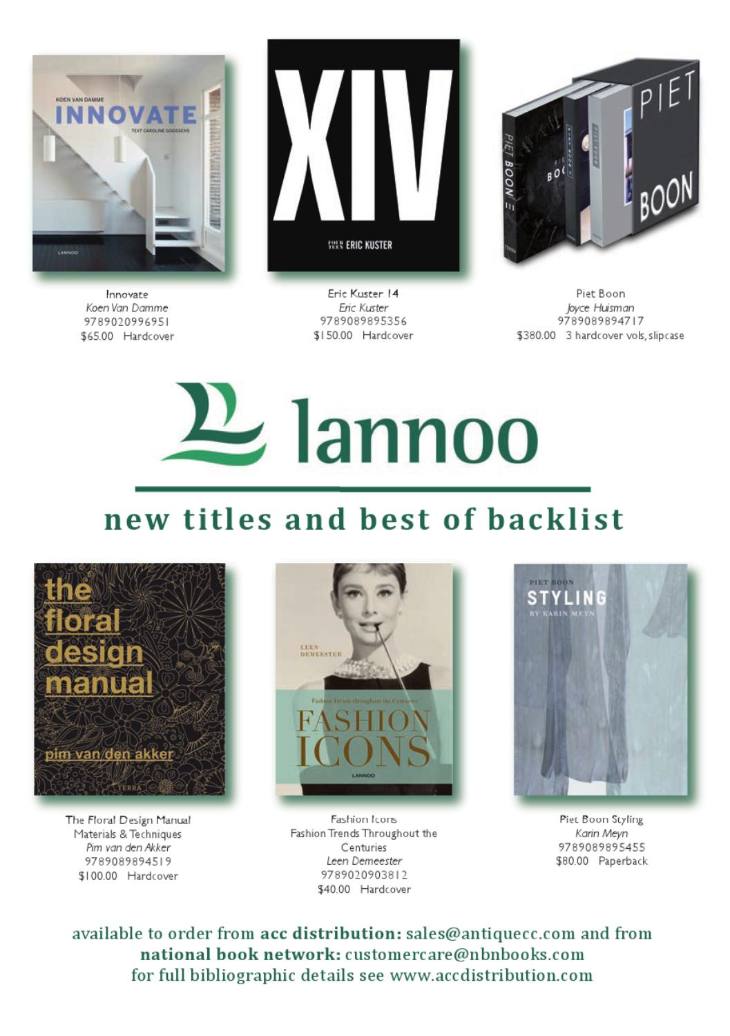 Lannoo Catalogue USA by ACC Art Books - Issuu