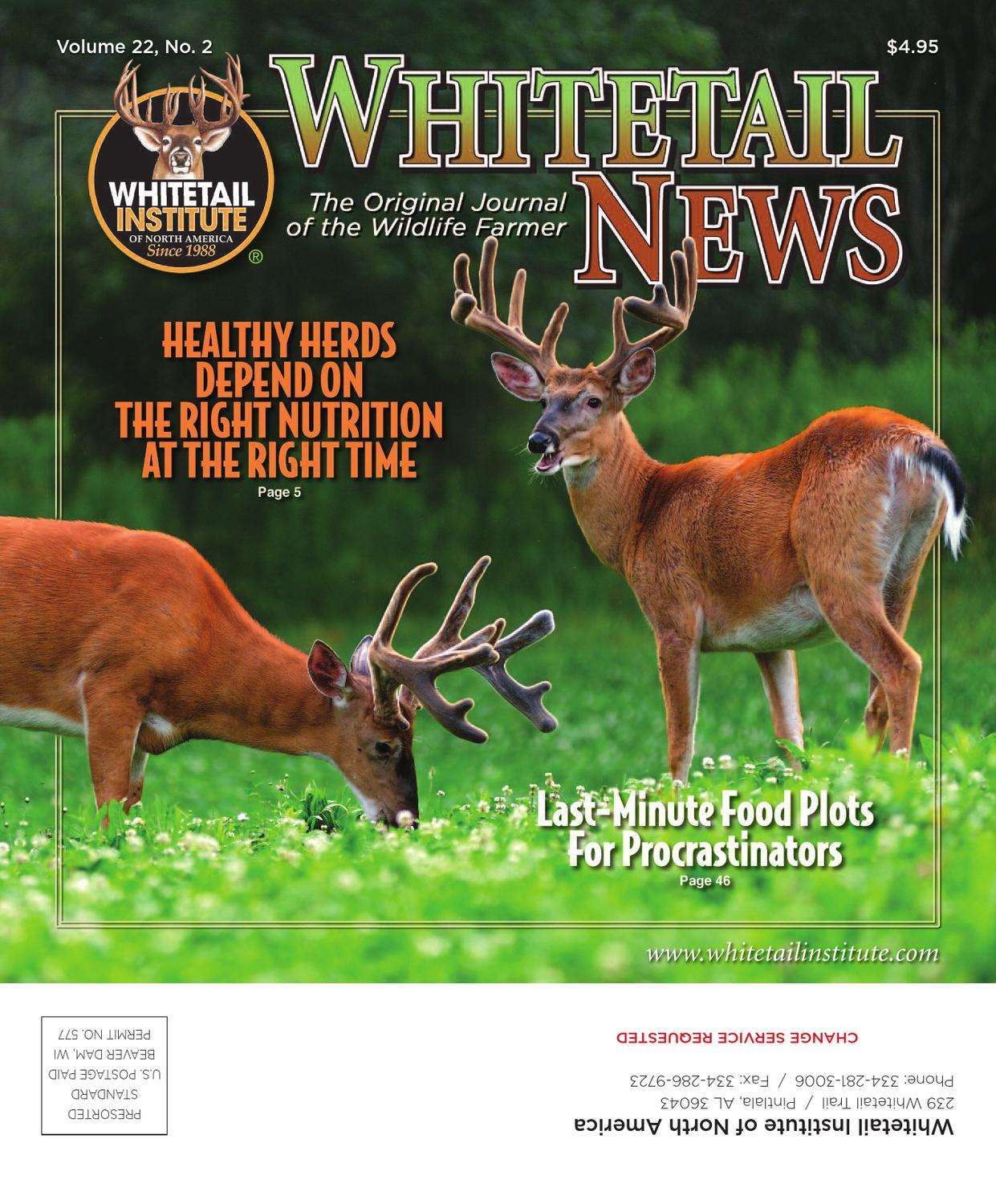 Whitetail News Vol 22.2 by Whitetail Institute - Issuu