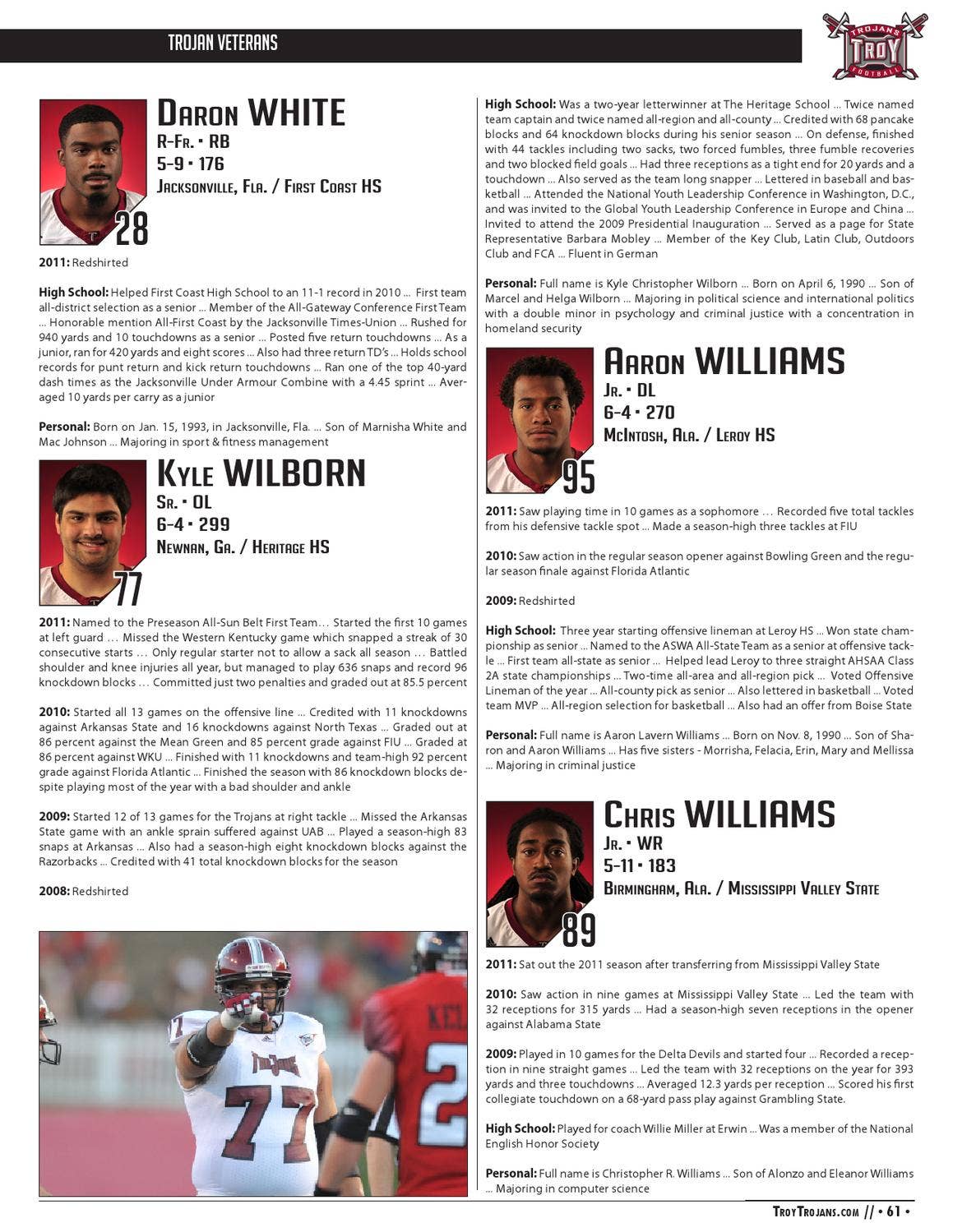 2012 Troy Football Media Guide by Troy University Athletics - Issuu