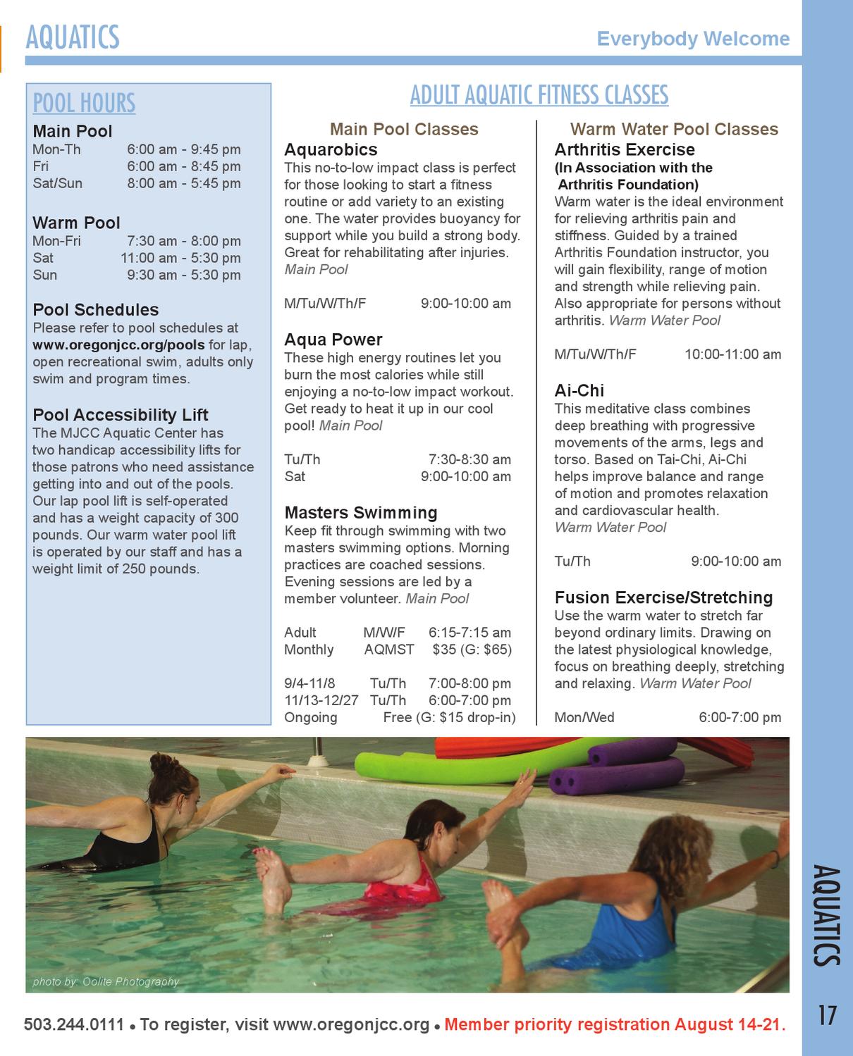 Fall program guide - Aquatics Pages by Becky Hornsten - Issuu
