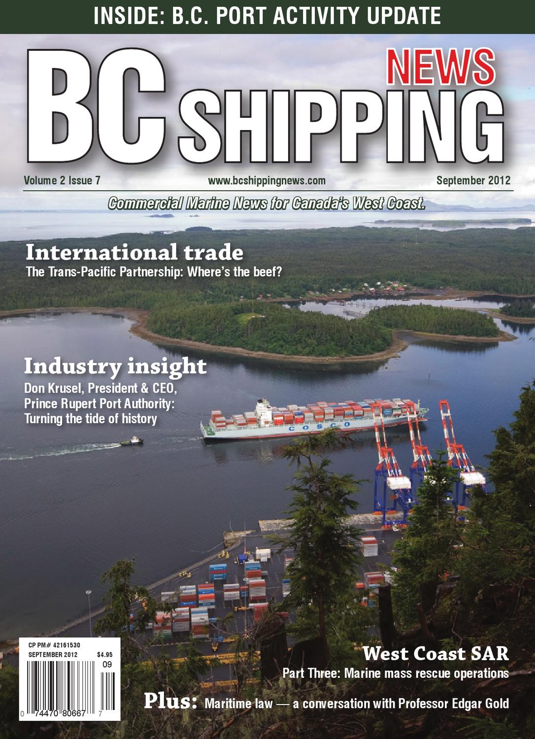 BC Shipping News - September 2012 by McIvor Communications - Issuu