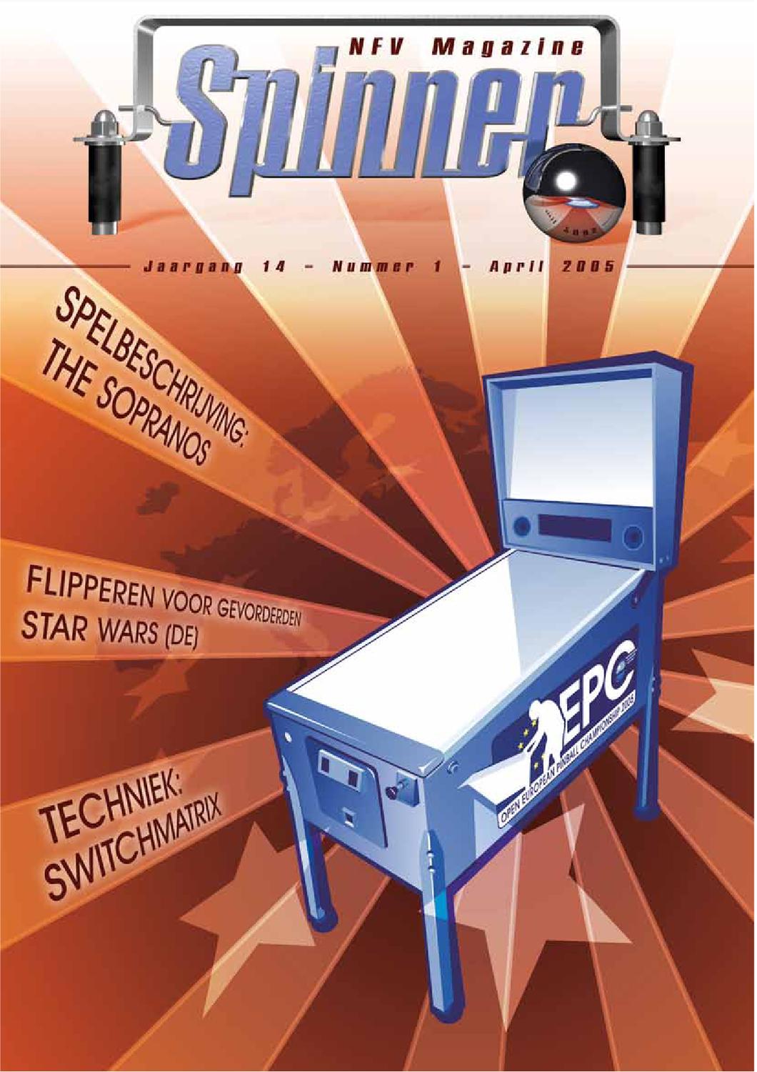 2005 - 01 - Spinner Magazine by Nederlandse Flipper Vereniging - Issuu