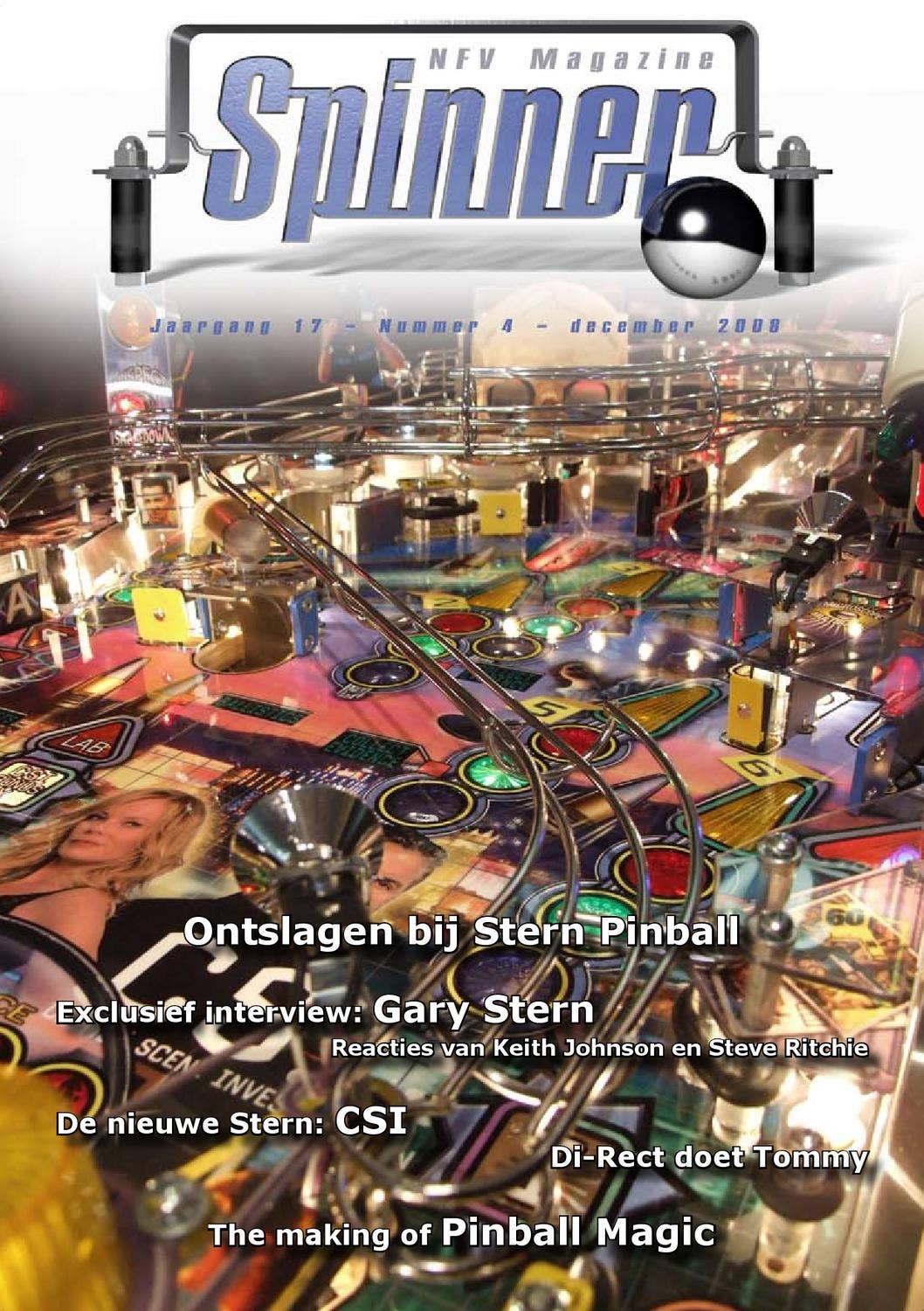 2008 - 04 - Spinner Magazine by Nederlandse Flipper Vereniging - Issuu