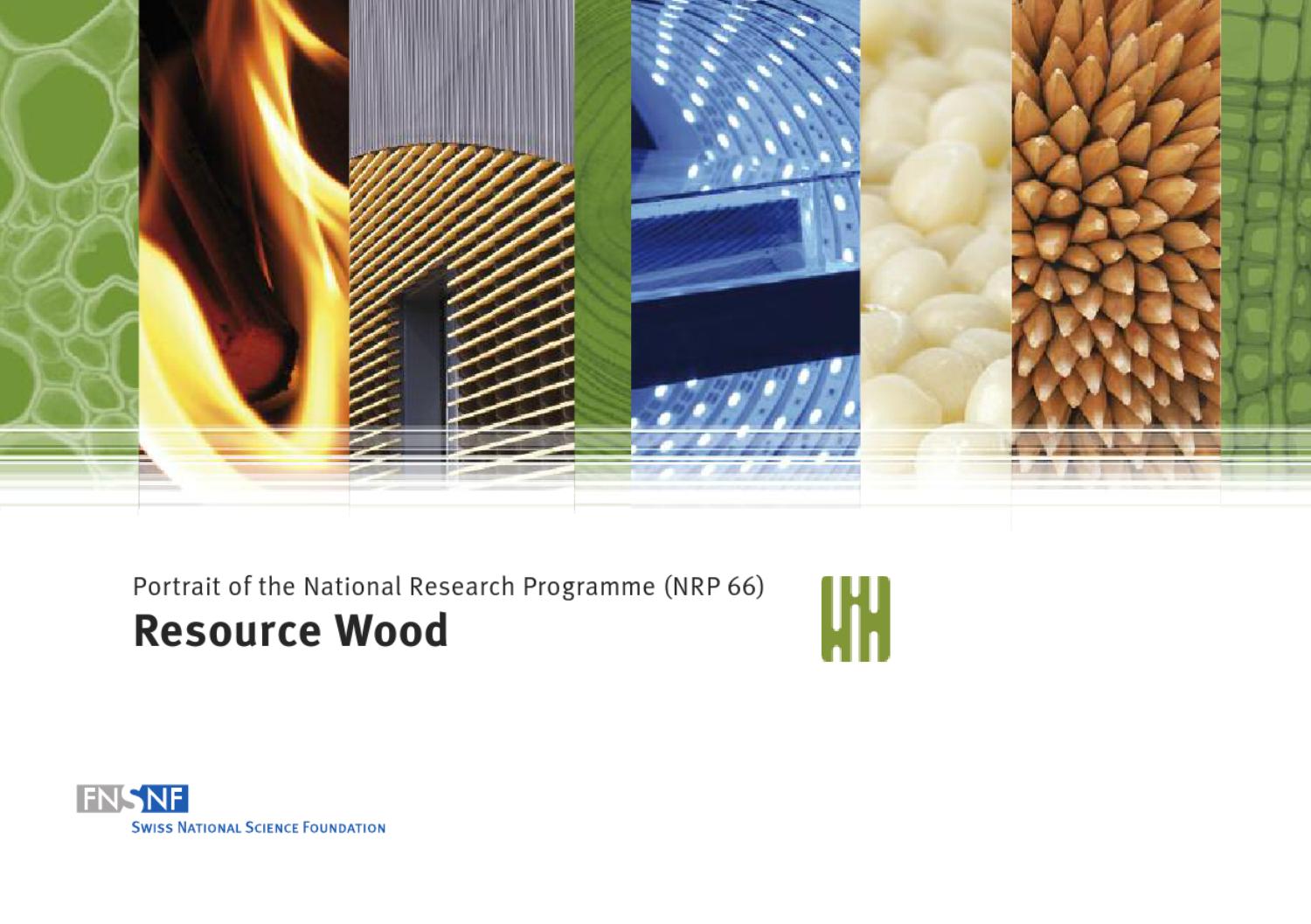 Portrait of the NRP 66 "Resource Wood" by SNSF - Issuu