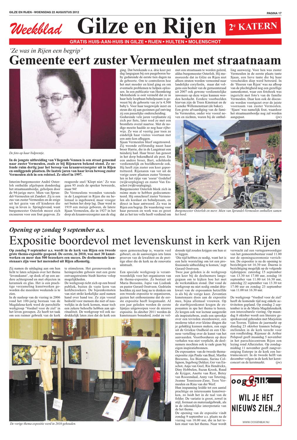 Gilze en Rijen 22-08-2012 by Uitgeverij Em de Jong - Issuu