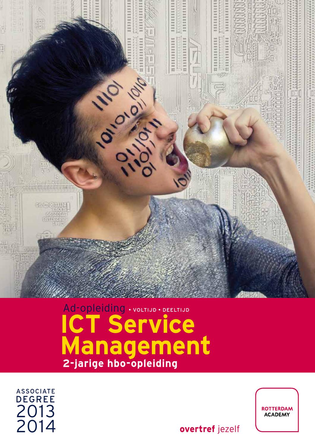 Ad ICT Service Management 2013-2014 by Hogeschool Rotterdam - Issuu