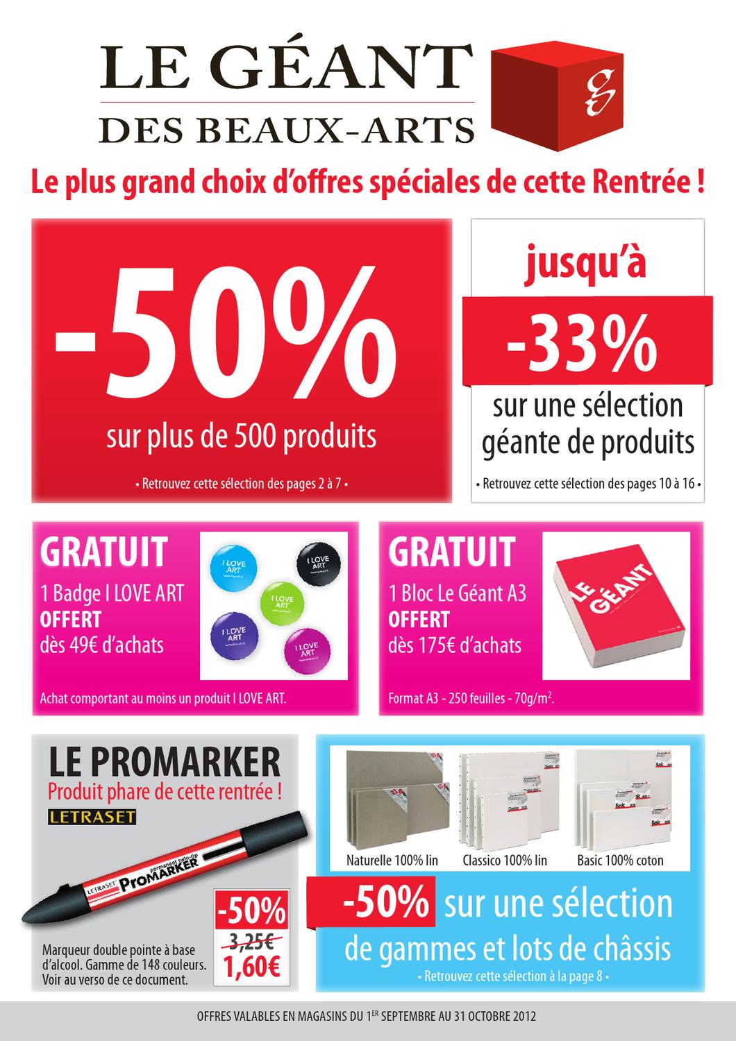 Le plus grand choix d’offres spéciales de cette Rentrée ! by Le Géant ...