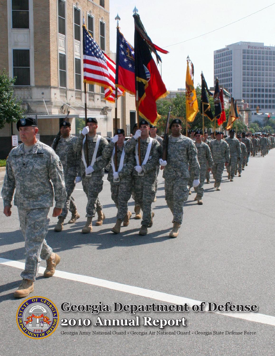 Georgia Department of Defense 2010 Annual Report by Georgia National ...