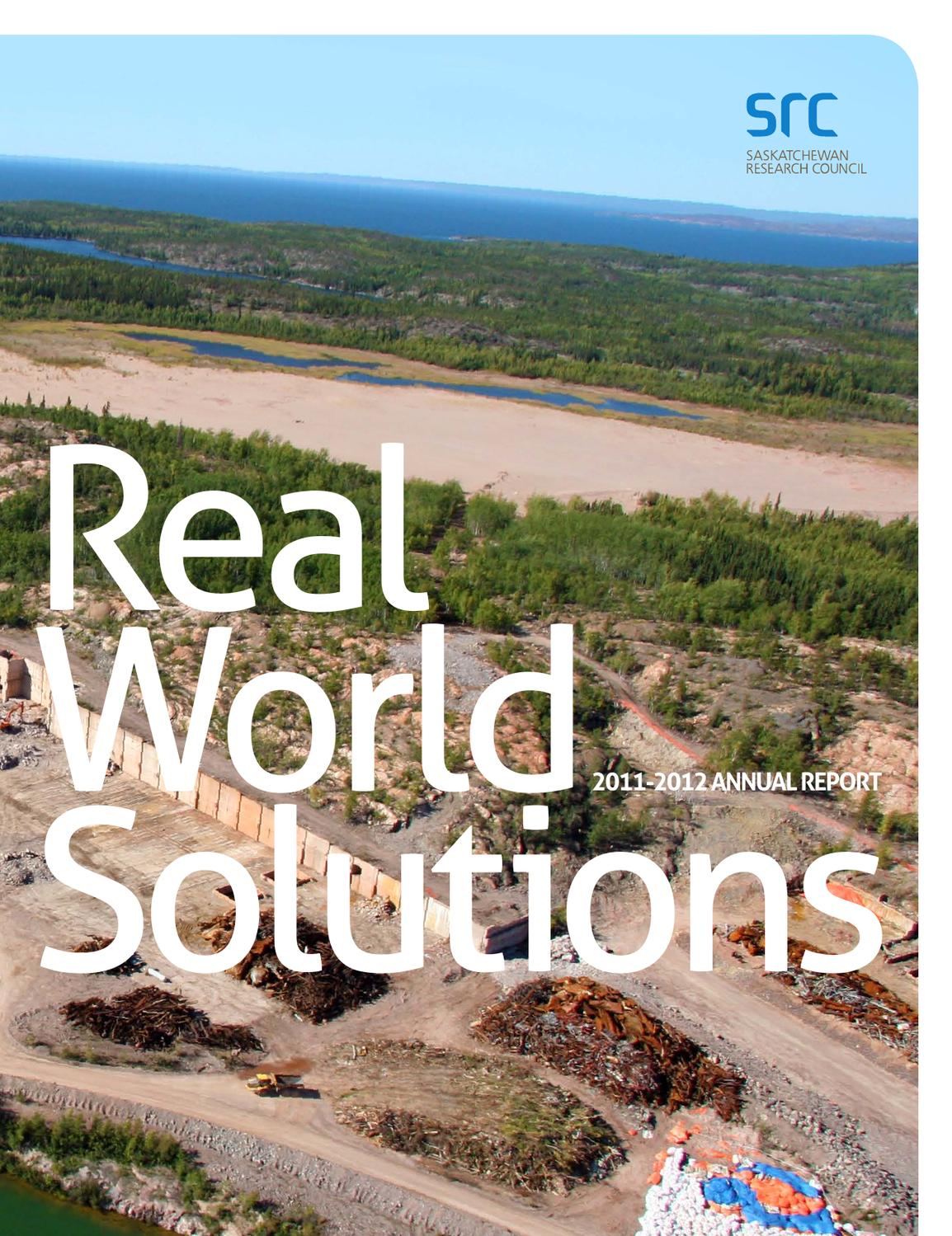 SRC Annual Report 2011-2012 by Saskatchewan Research Council - Issuu
