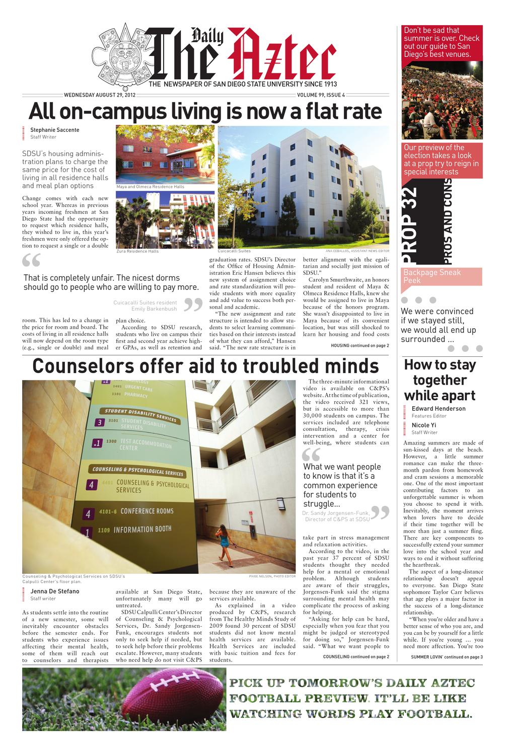 08-29-2012 by The Daily Aztec - Issuu