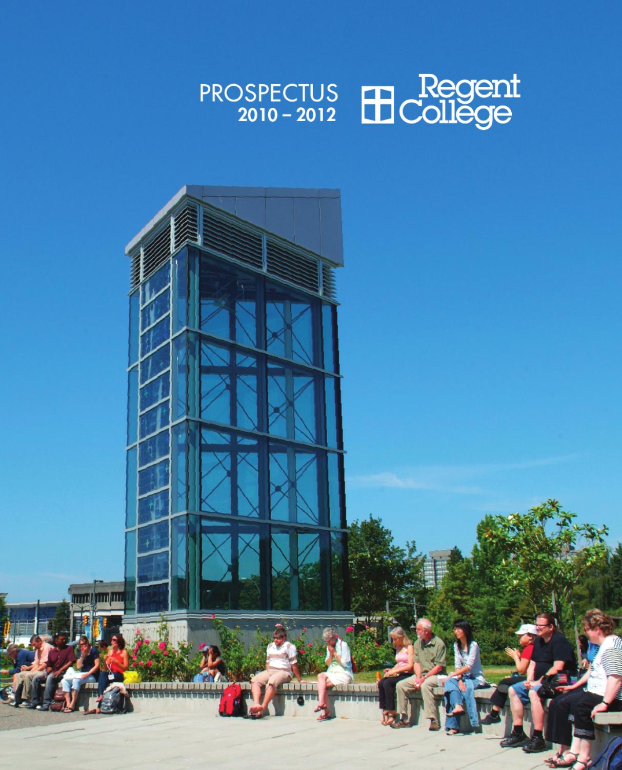 regent College prospectus by Regent Publications - Issuu