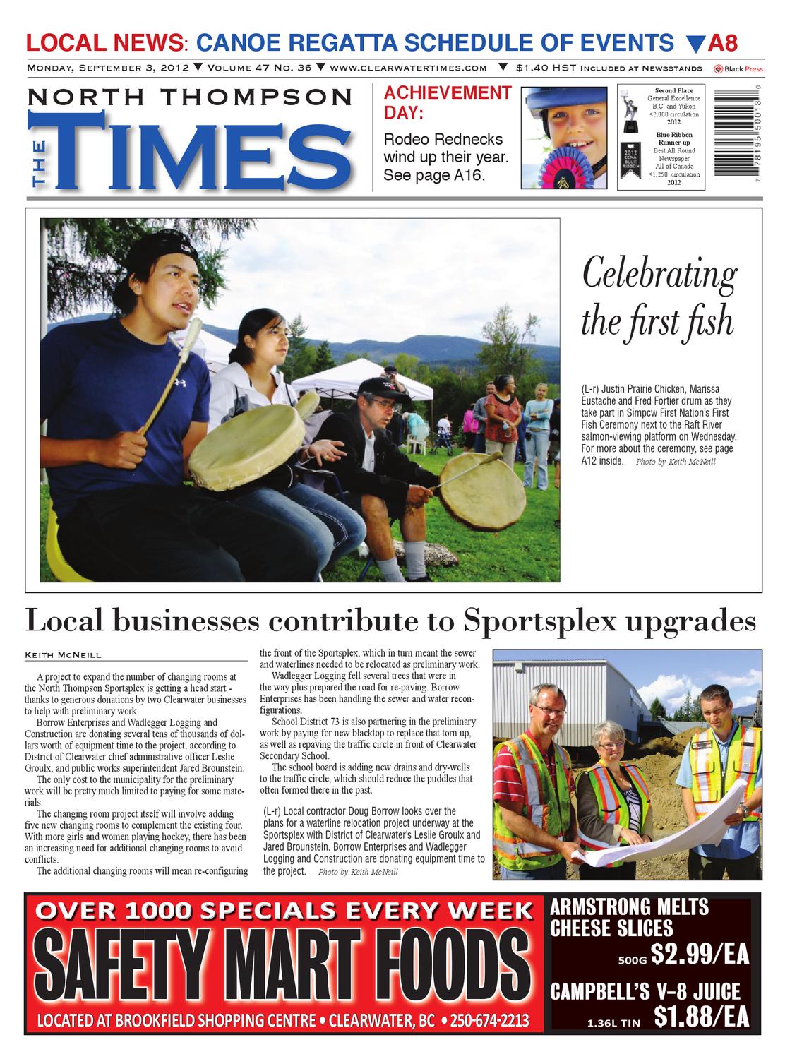 Clearwater Times, September 03, 2012 by Black Press Media Group - Issuu