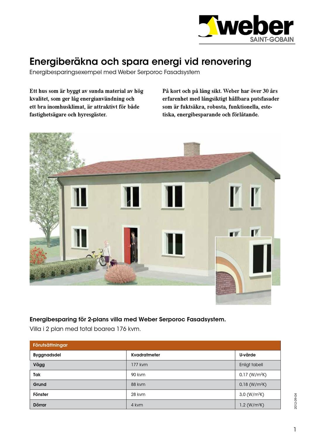 Energiberäkna och spara energi vid renovering by Weber - Issuu