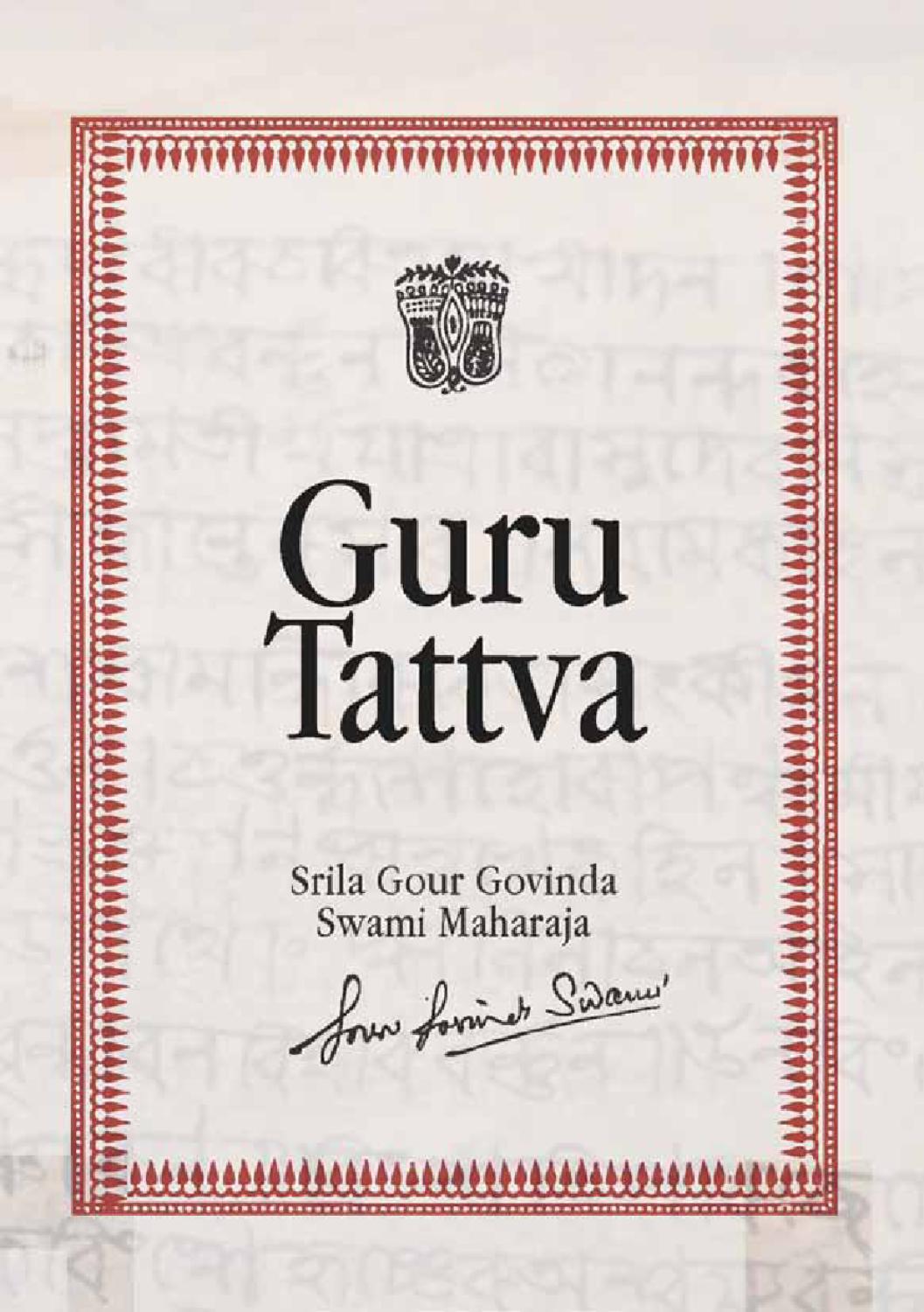 Guru-Tattva by Tattva Vicara Publications - Issuu