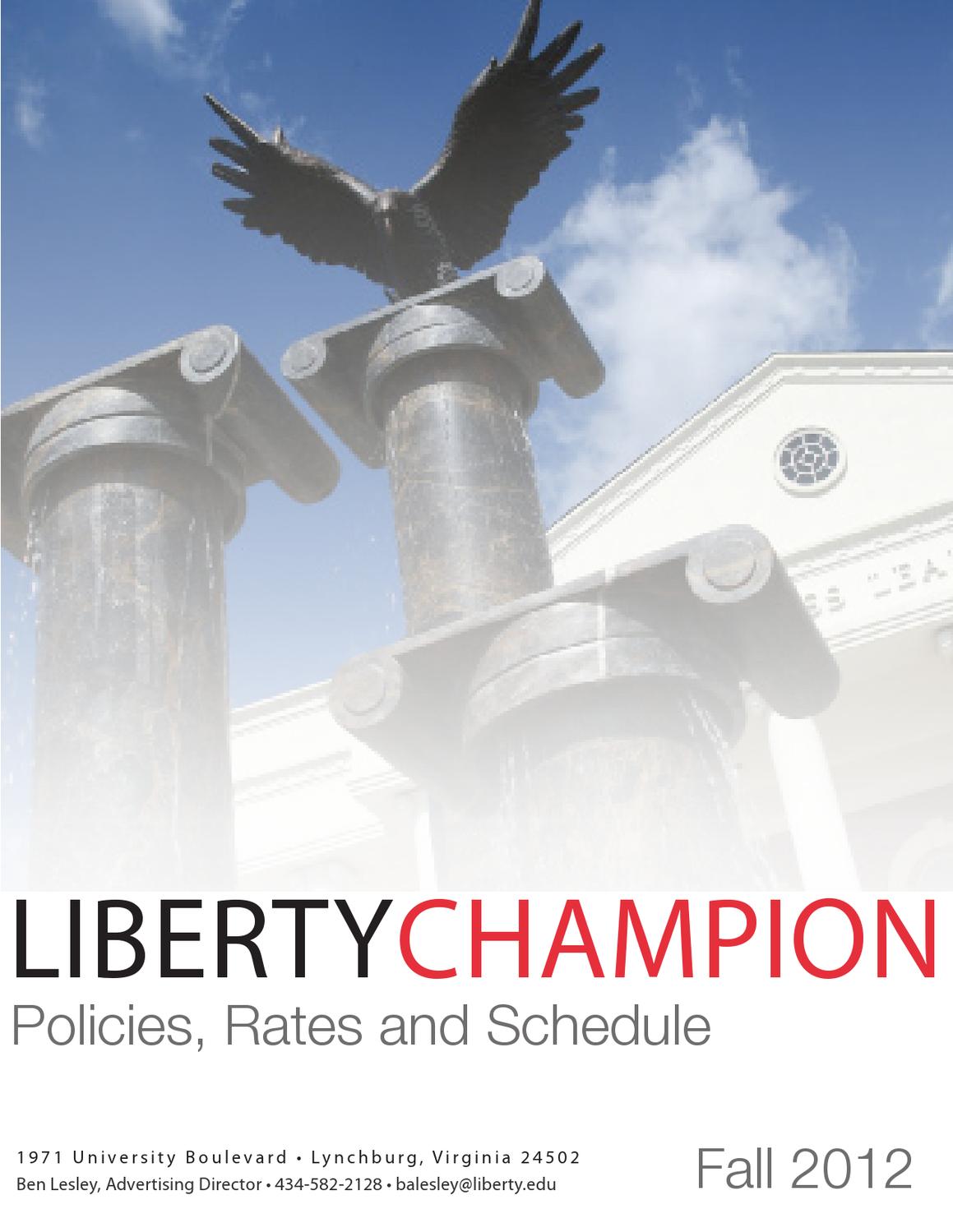 Liberty Champion Ad packet by Liberty Champion - Issuu