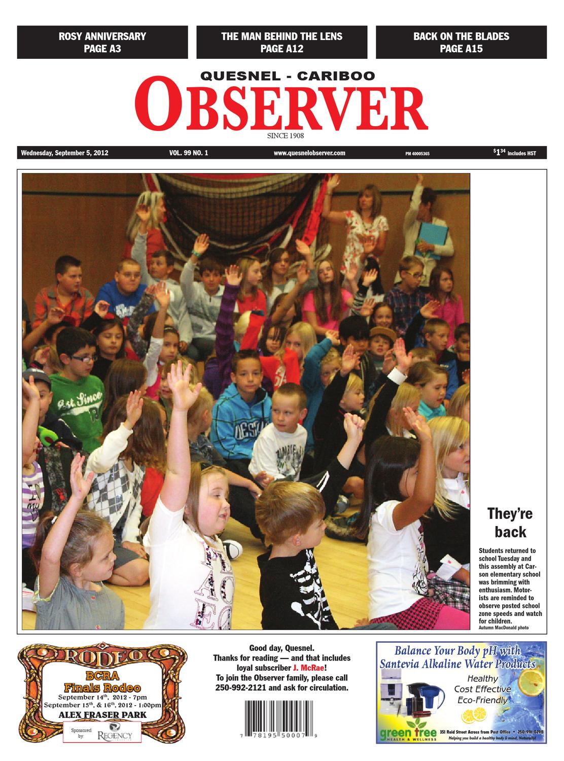Quesnel Cariboo Observer, September 05, 2012 by Black Press Media Group ...