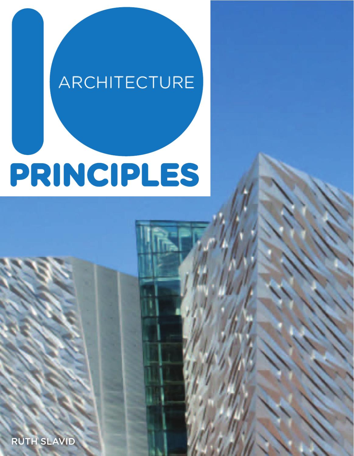 10 Principles of Architecture by ACC Art Books - Issuu