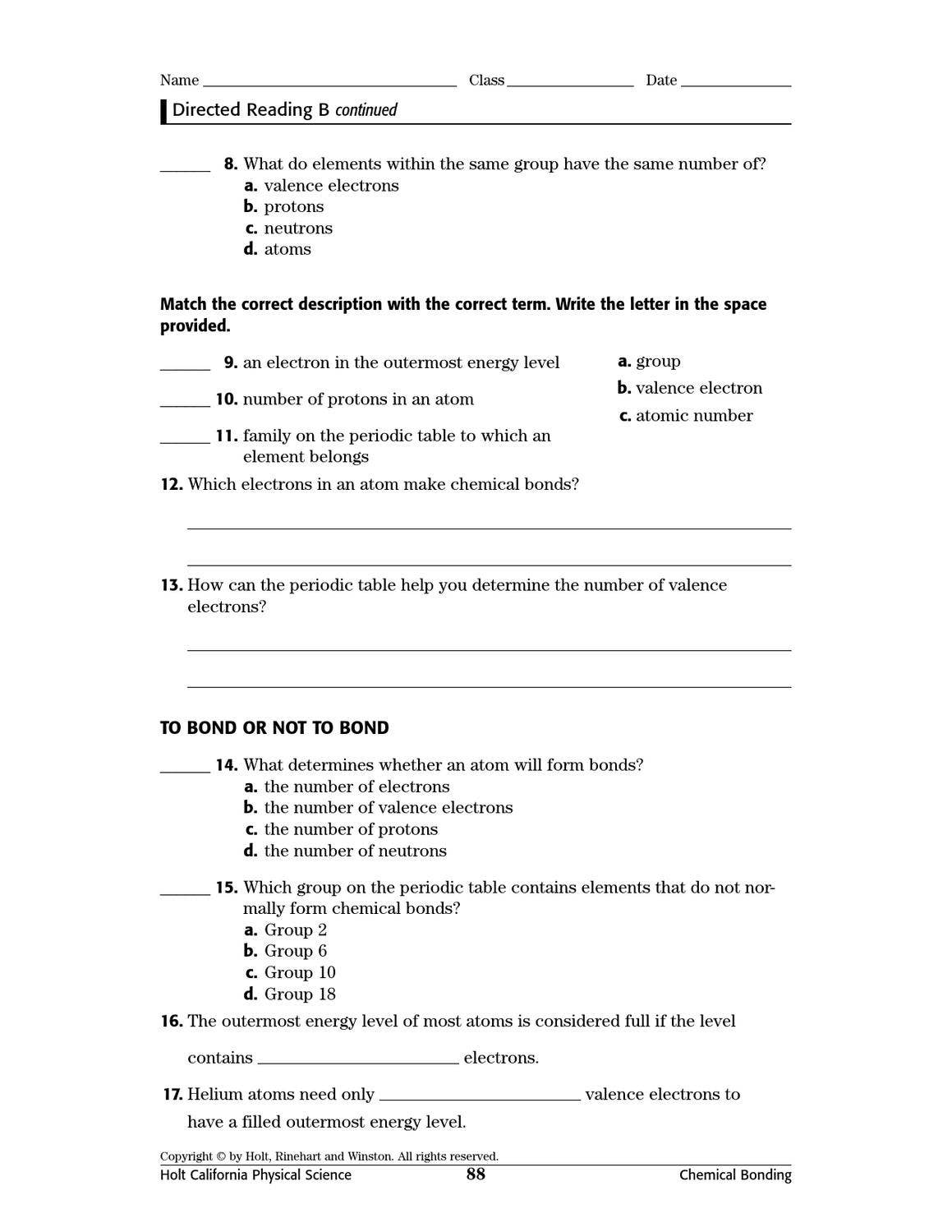 8th Grade Science Worksheets by Lance Green - Issuu