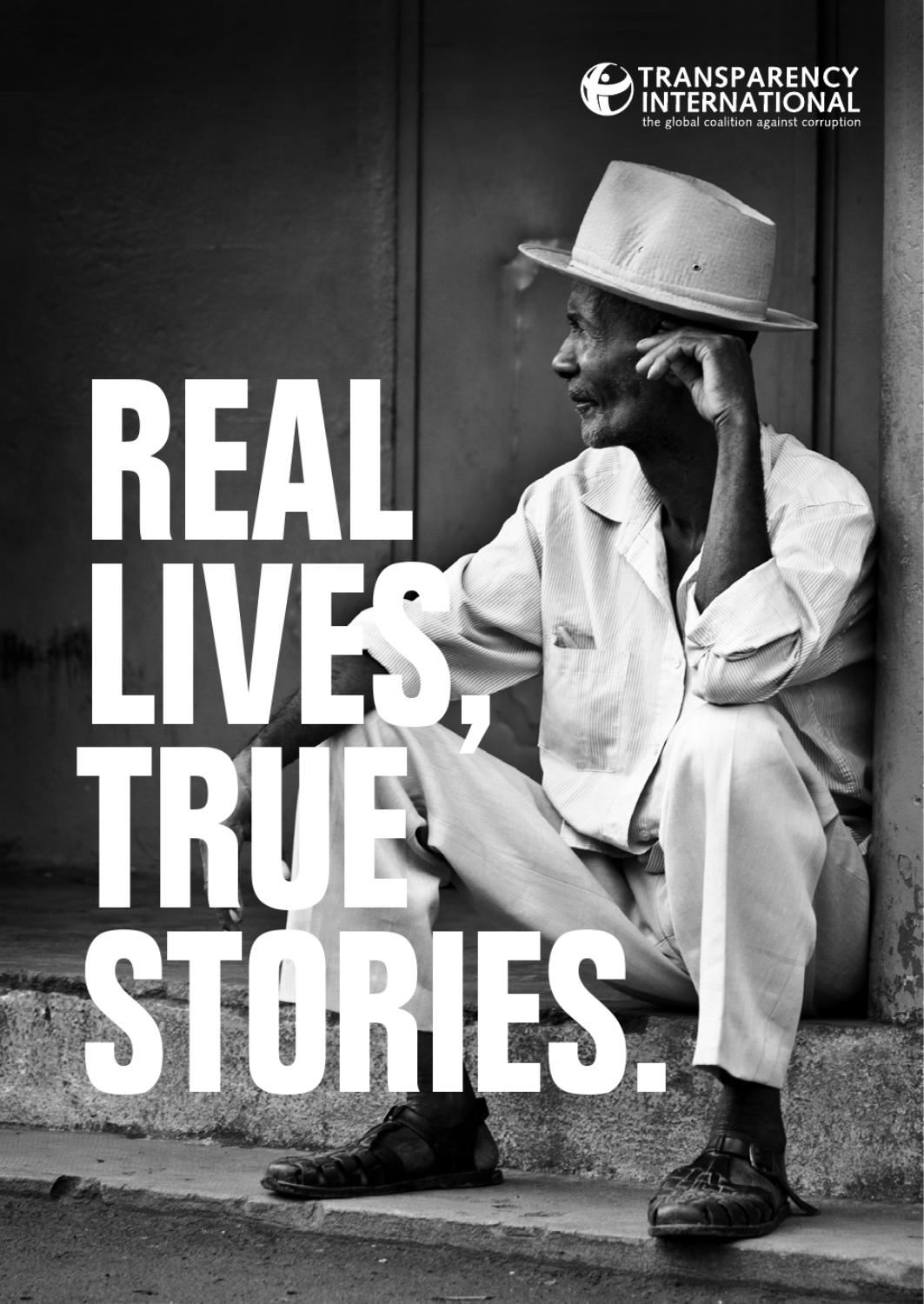 Real Lives. True Stories. by Transparency International - Issuu