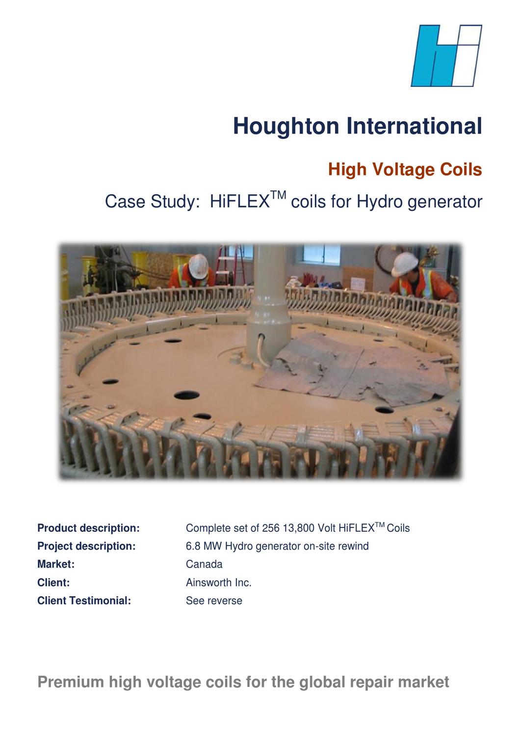 Case Study: HiFLEX Coils for Hydro Generator by Houghton International ...