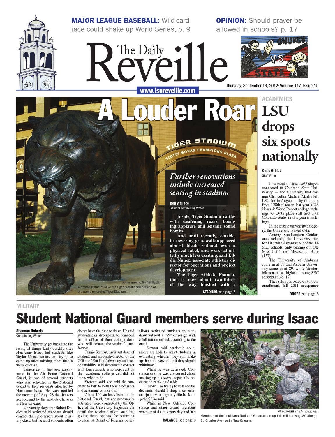 The Daily Reveille - September 13, 2012 by Reveille - Issuu