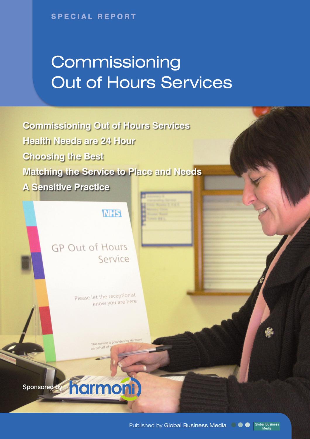 Special Report – Commissioning Out of Hours Services by The Magazine ...