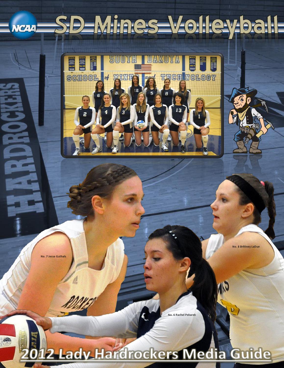 2012 SD Mine Volleyball Media Guide by Hardrocker Athletics - Issuu