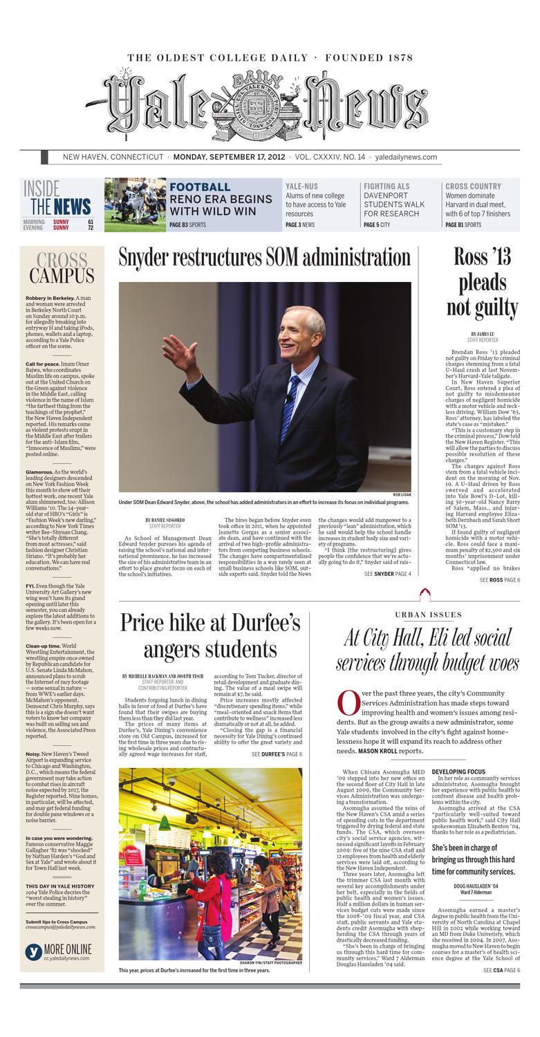 Today's Paper by Yale Daily News - Issuu