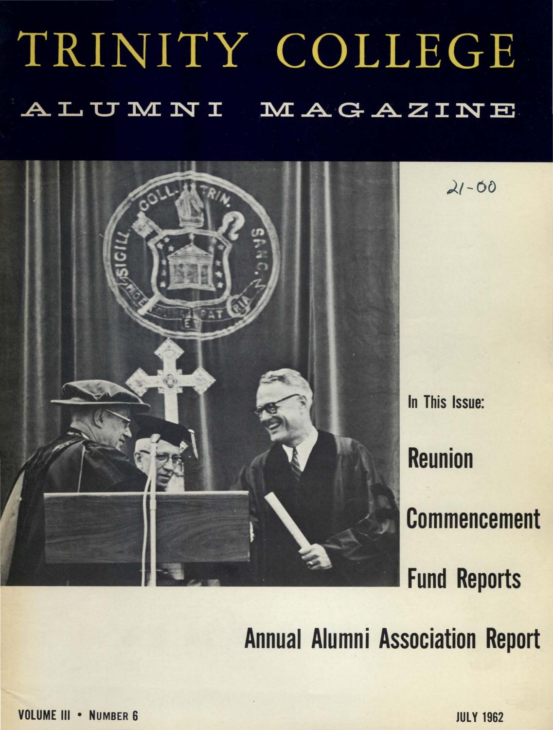 July1962 by Trinity College Digital Repository - Issuu