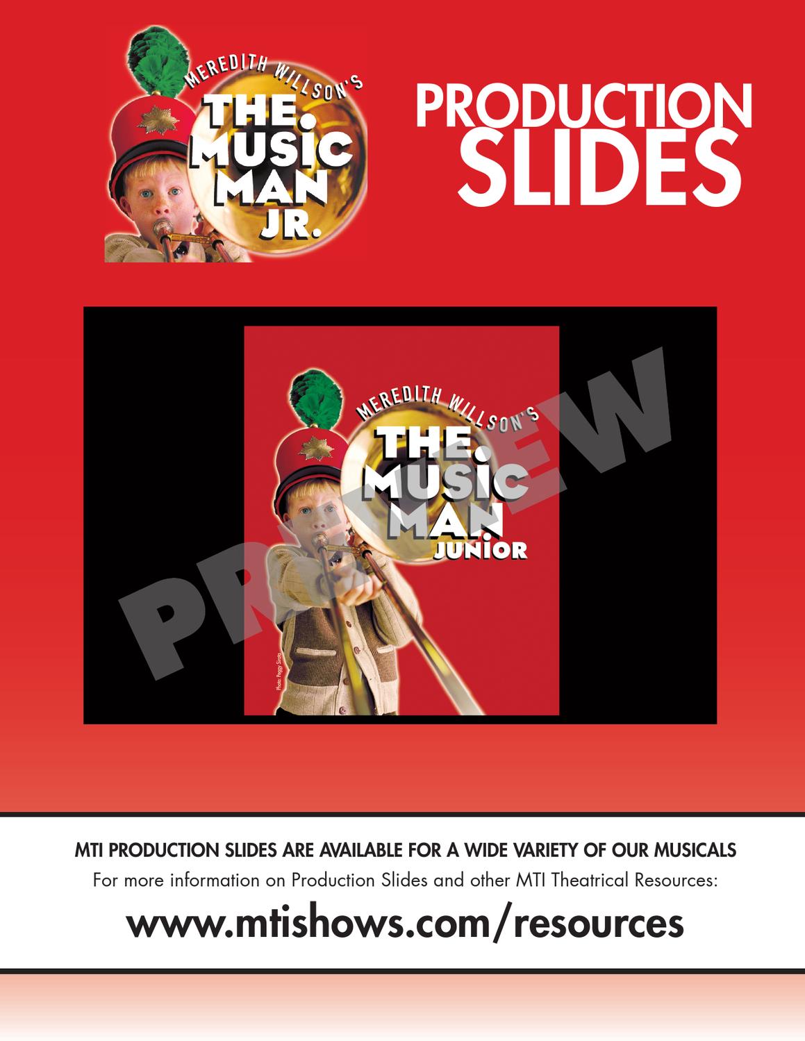 MTI Production Slides | THE MUSIC MAN JR. by Music Theatre ...