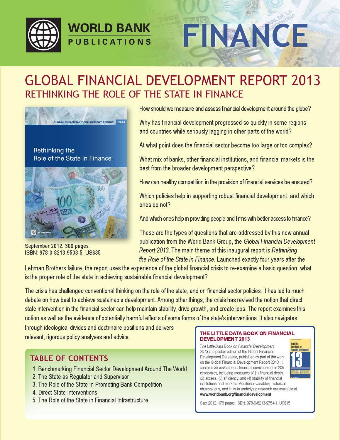 World Bank Publications: Finance by World Bank Publications - Issuu