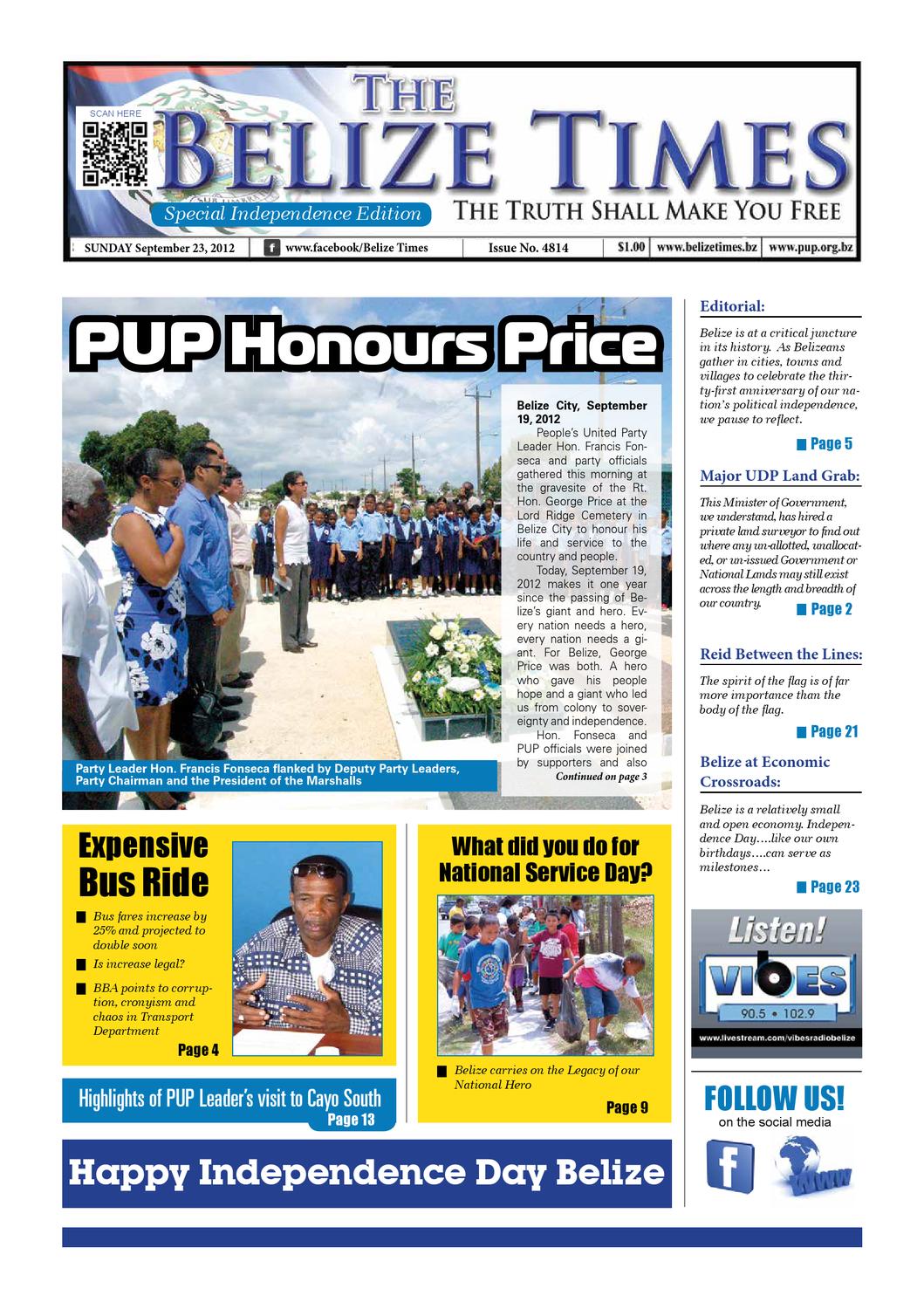 Belize Times September 23, 2012 by Belize Times Press - Issuu