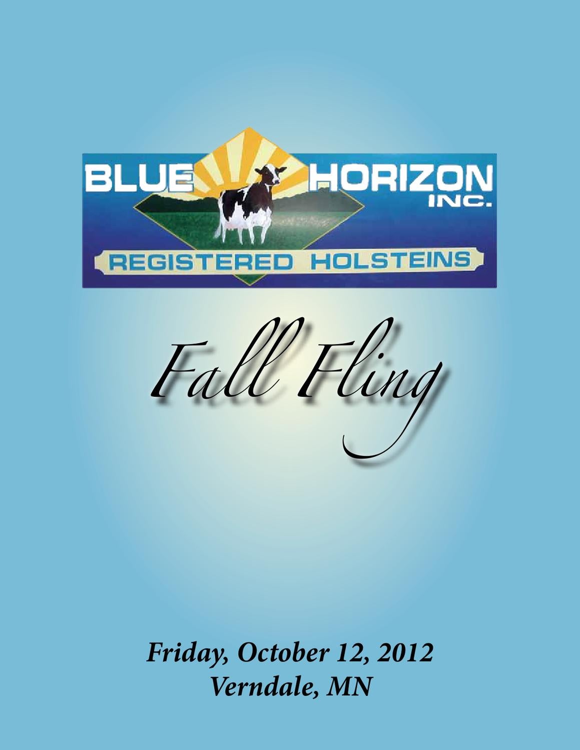 Blue Horizon Fall Fling by Dairy Agenda Today - Issuu