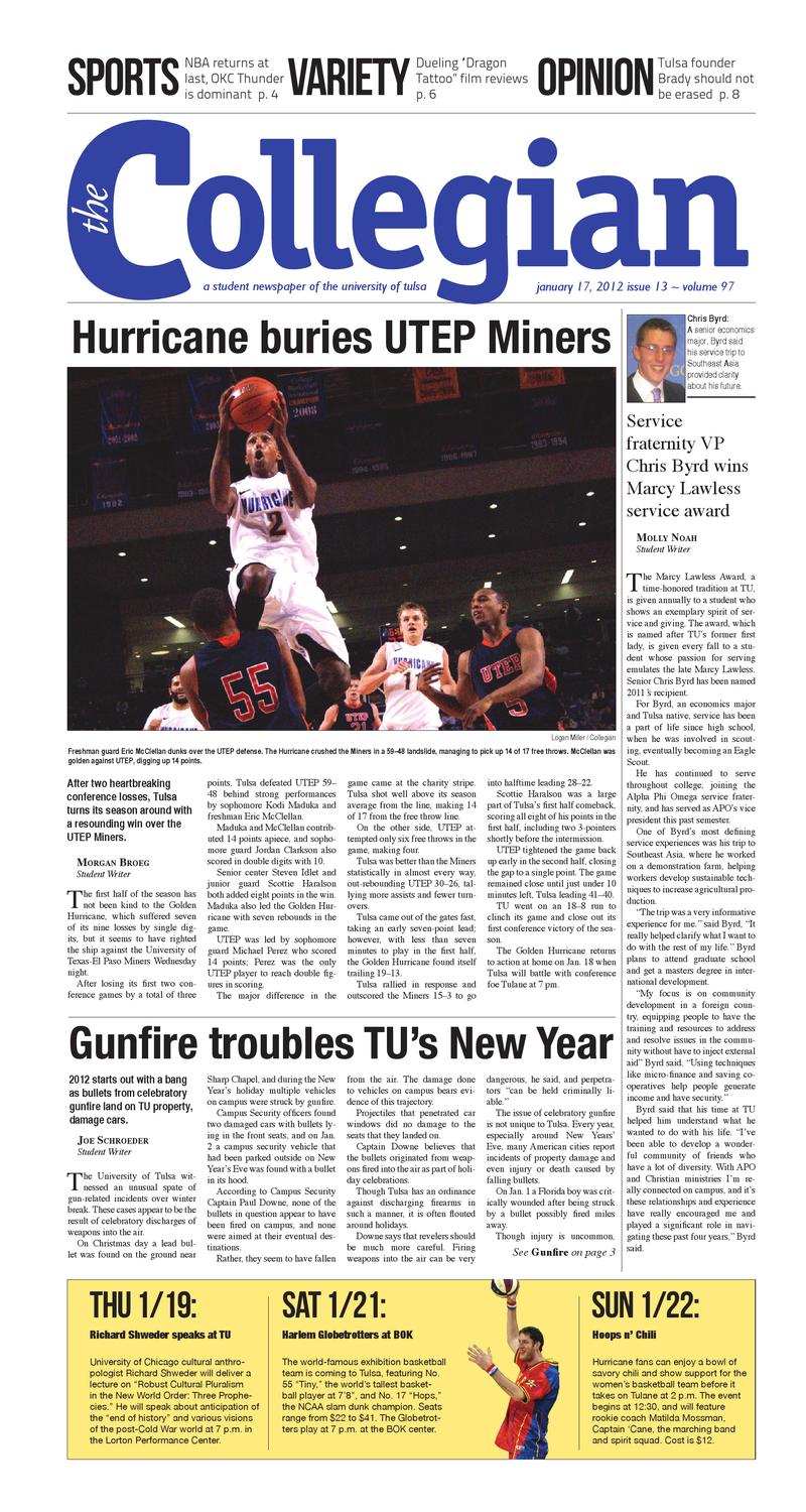 Collegian: 17 January Issue, Volume 97 by The Collegian: Student ...