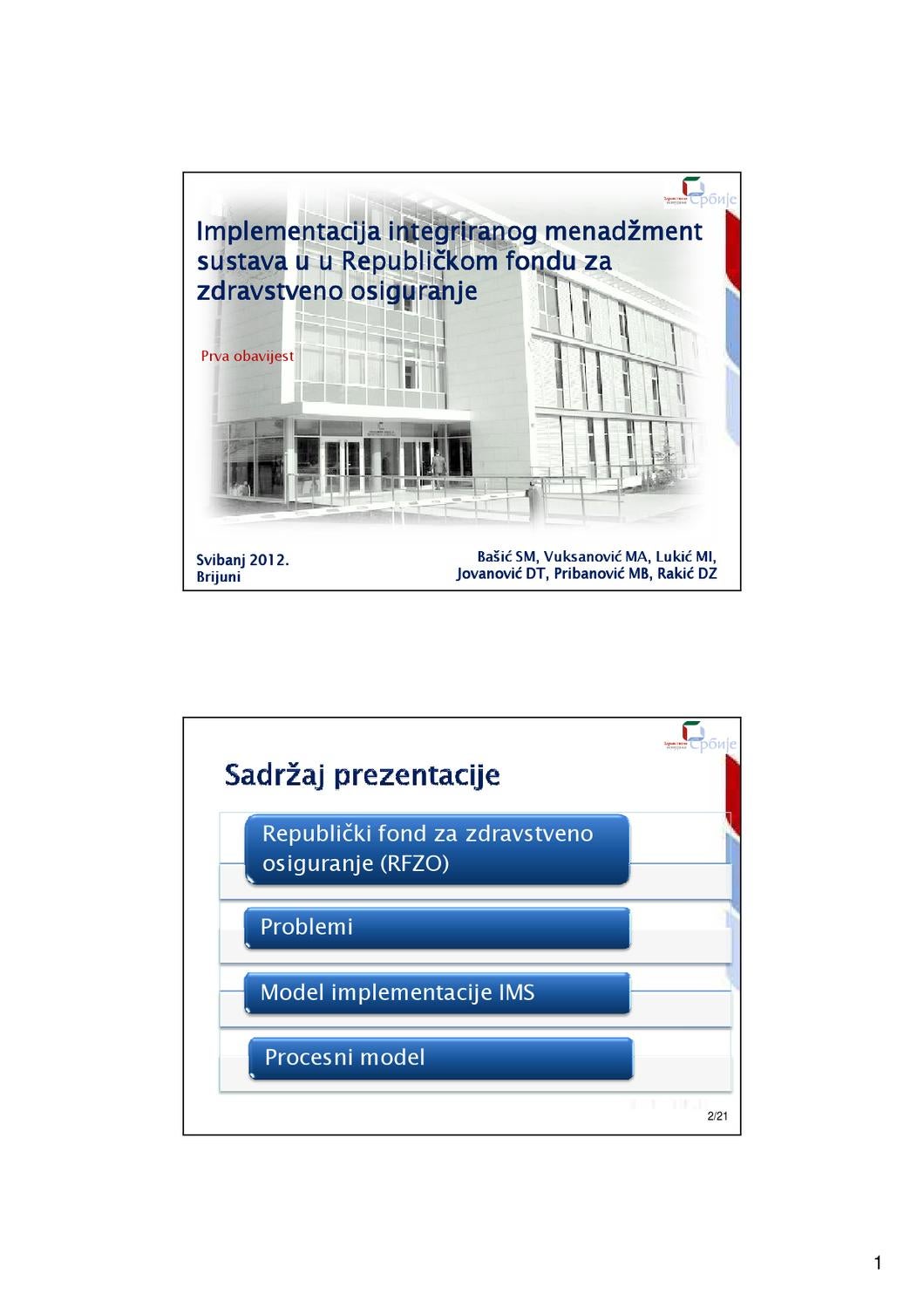 Implementacija integriranog menadžmentsustava by Svijet Kvalitete - Issuu