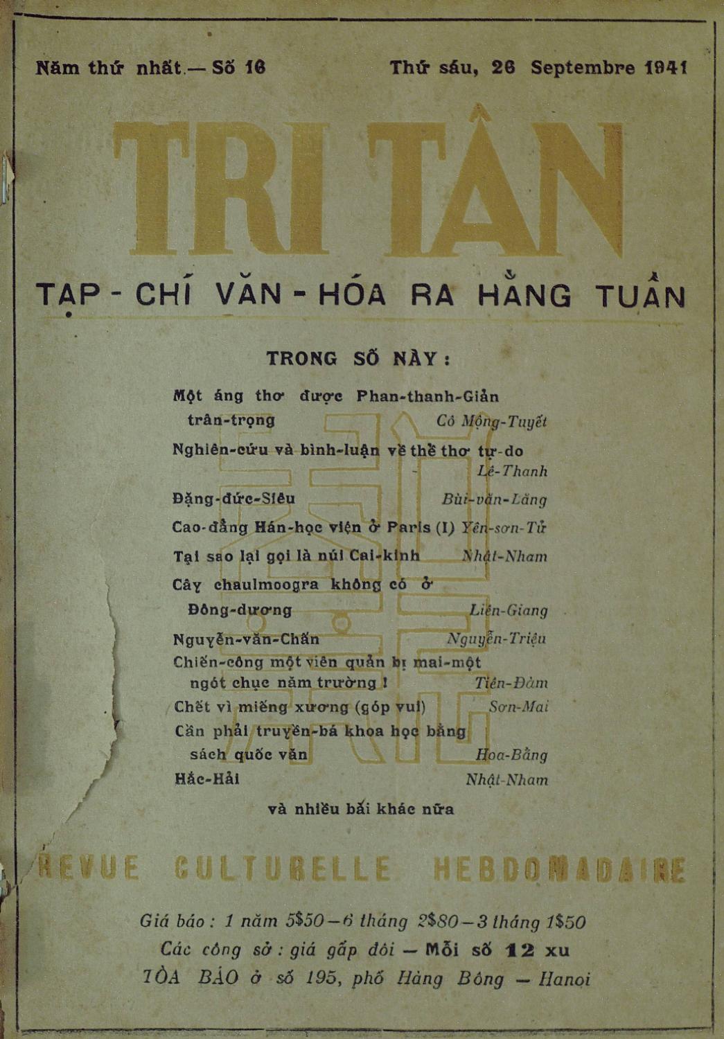 Tri Tan 016 By Nguoi Viet Thu Vien Issuu